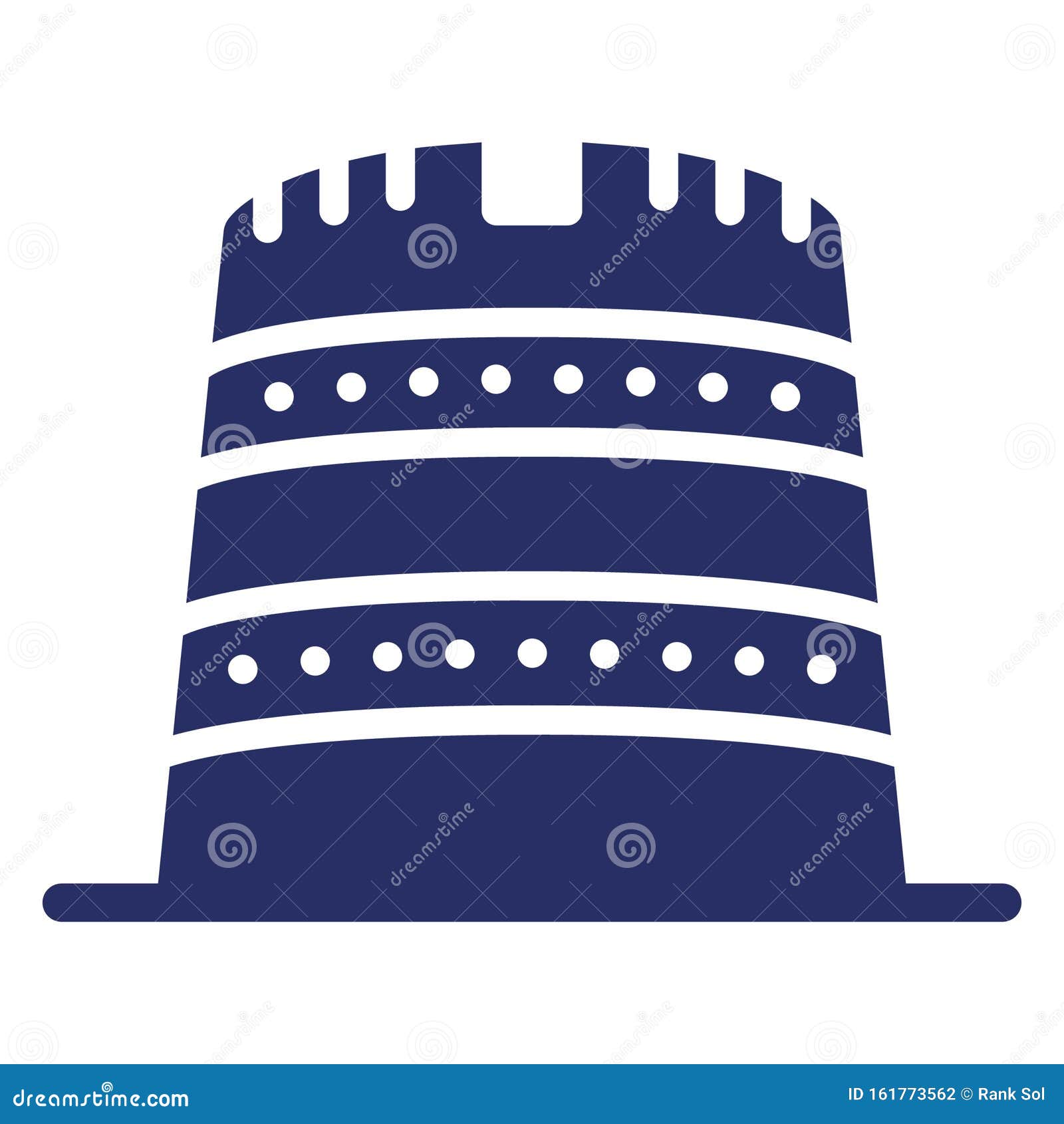 Bahawalpur Monument, Bhatti Fort Isolated Vector Icon Which Can Be ...