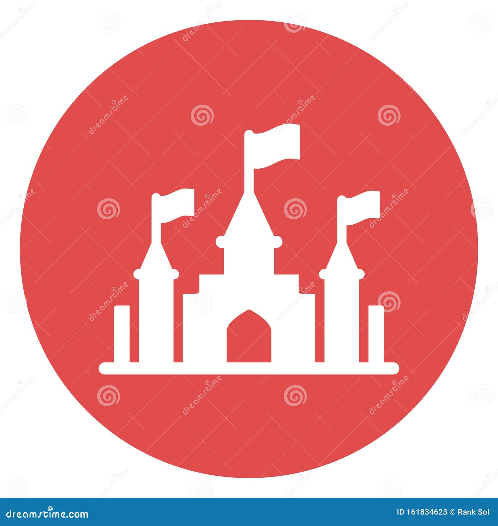 Disney Park, Disney Playland Isolated Vector Icon Which Can Be Easily ...