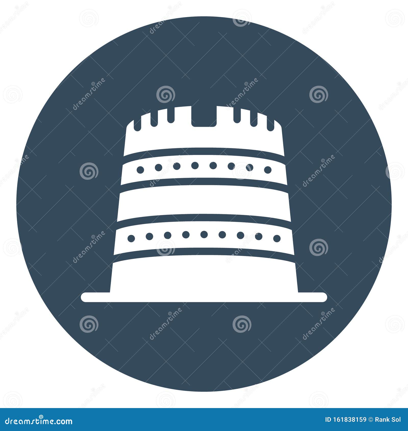 Bahawalpur Monument, Bhatti Fort Isolated Vector Icon Which Can Be ...