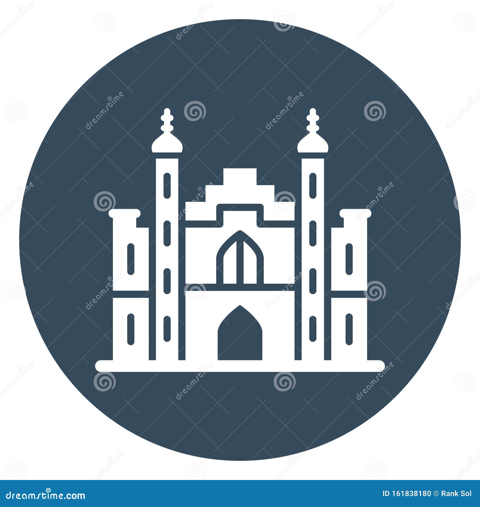 Academic, Educational Building Isolated Vector Icon Which Can Be Easily ...