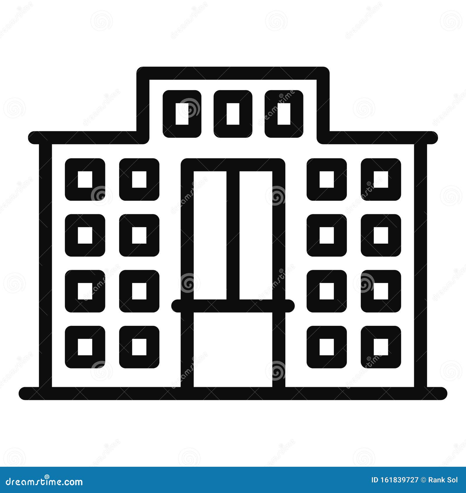 Commission Office, Consulate Office Isolated Vector Icon Which Can Be ...