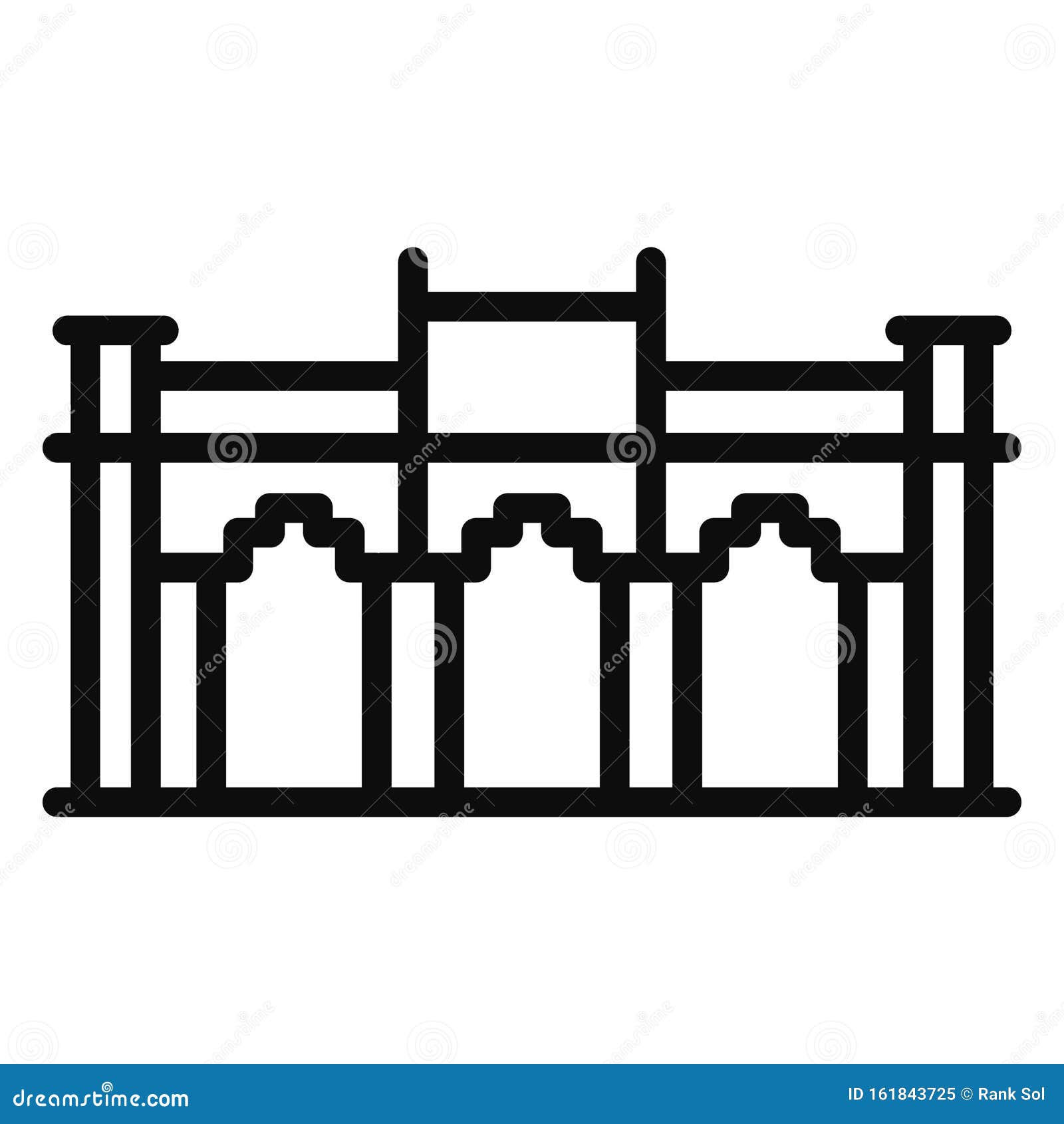 Heritage Museum, Historic Building Isolated Vector Icon Which Can Be ...