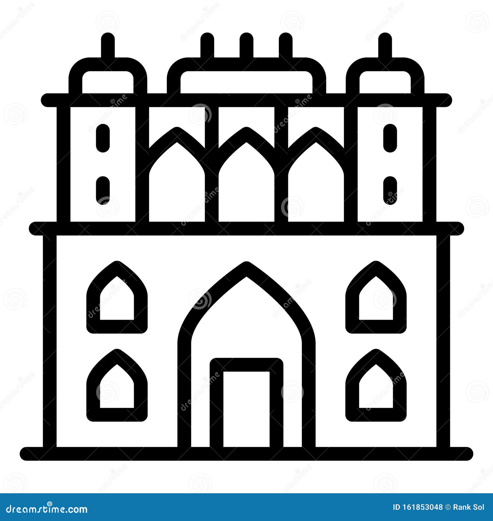 Amber Fort, Amer Fort Isolated Vector Icon Which Can Be Easily Modified ...