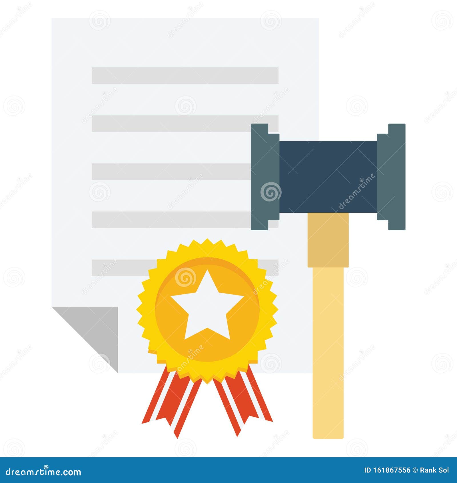 Legal Papers Color Vector Icon Which Can Easily Modify or Edit Stock ...