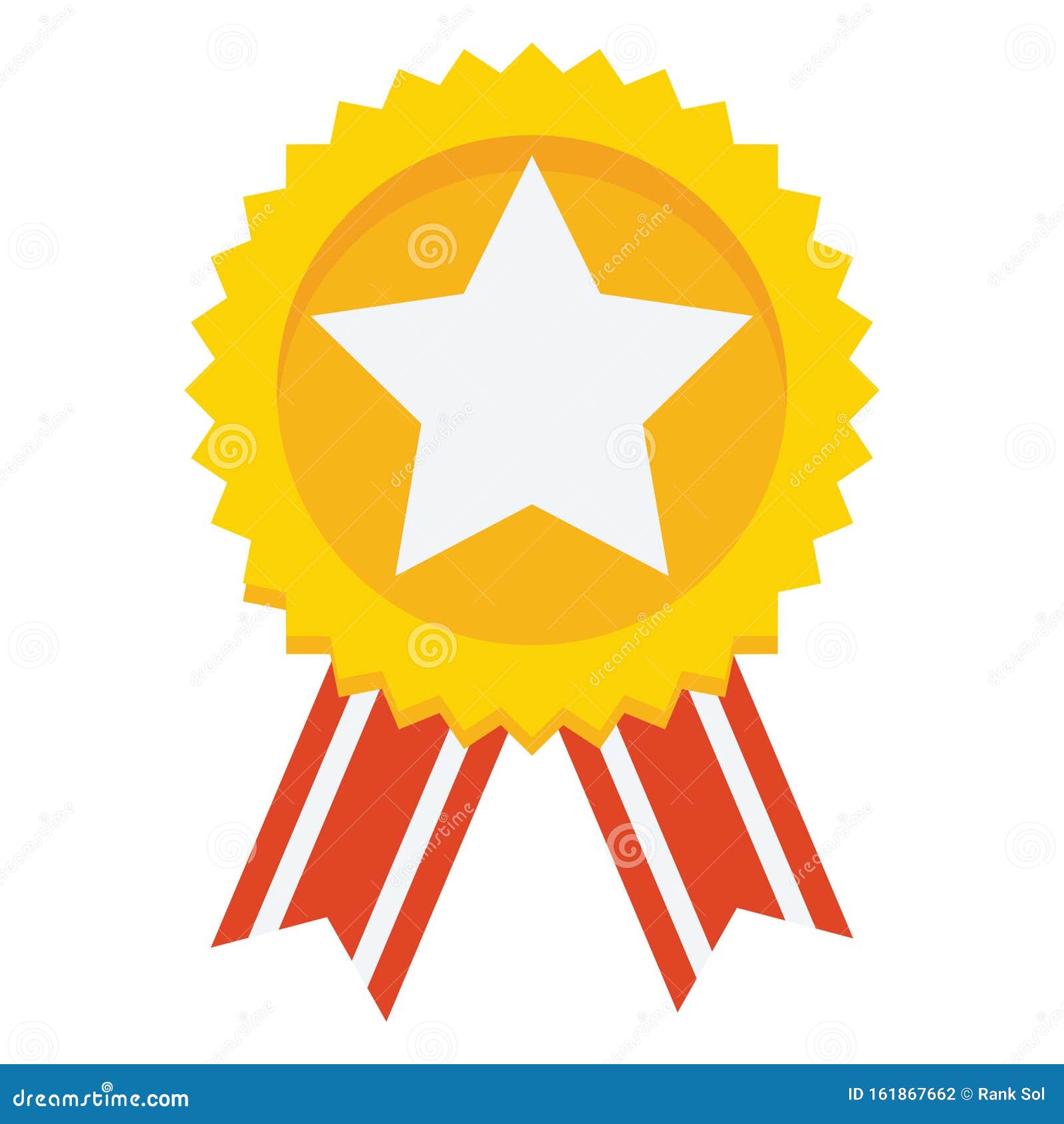 Star Badge Color Vector Icon Which Can Easily Modify or Edit Stock ...