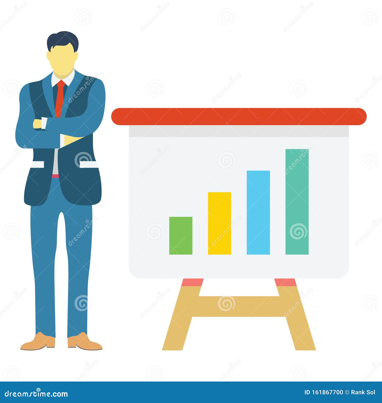 Presentation Color Vector Icon Which Can Easily Modify or Edit Stock ...