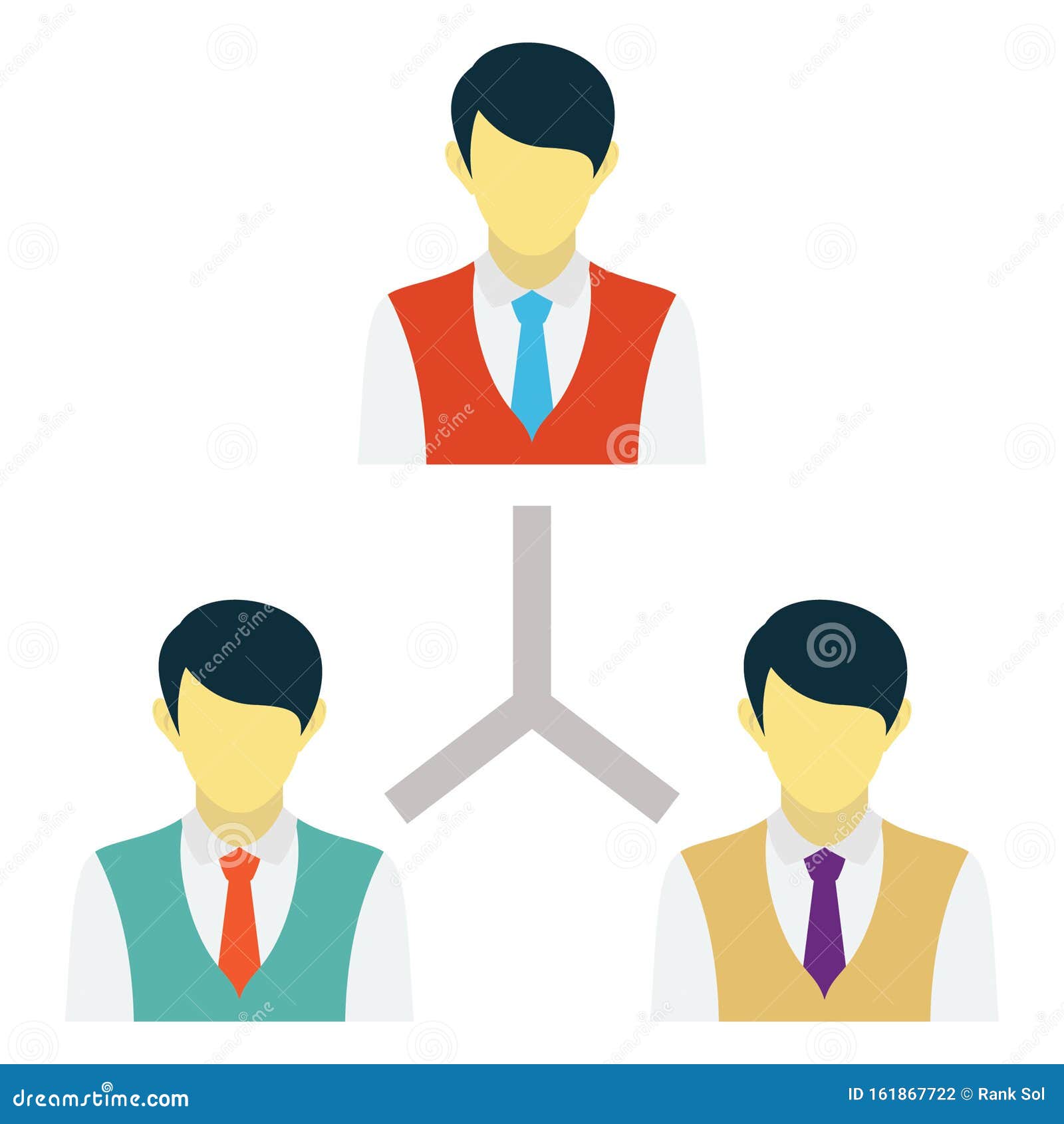 Team Color Vector Icon Which Can Easily Modify or Edit Stock Vector ...