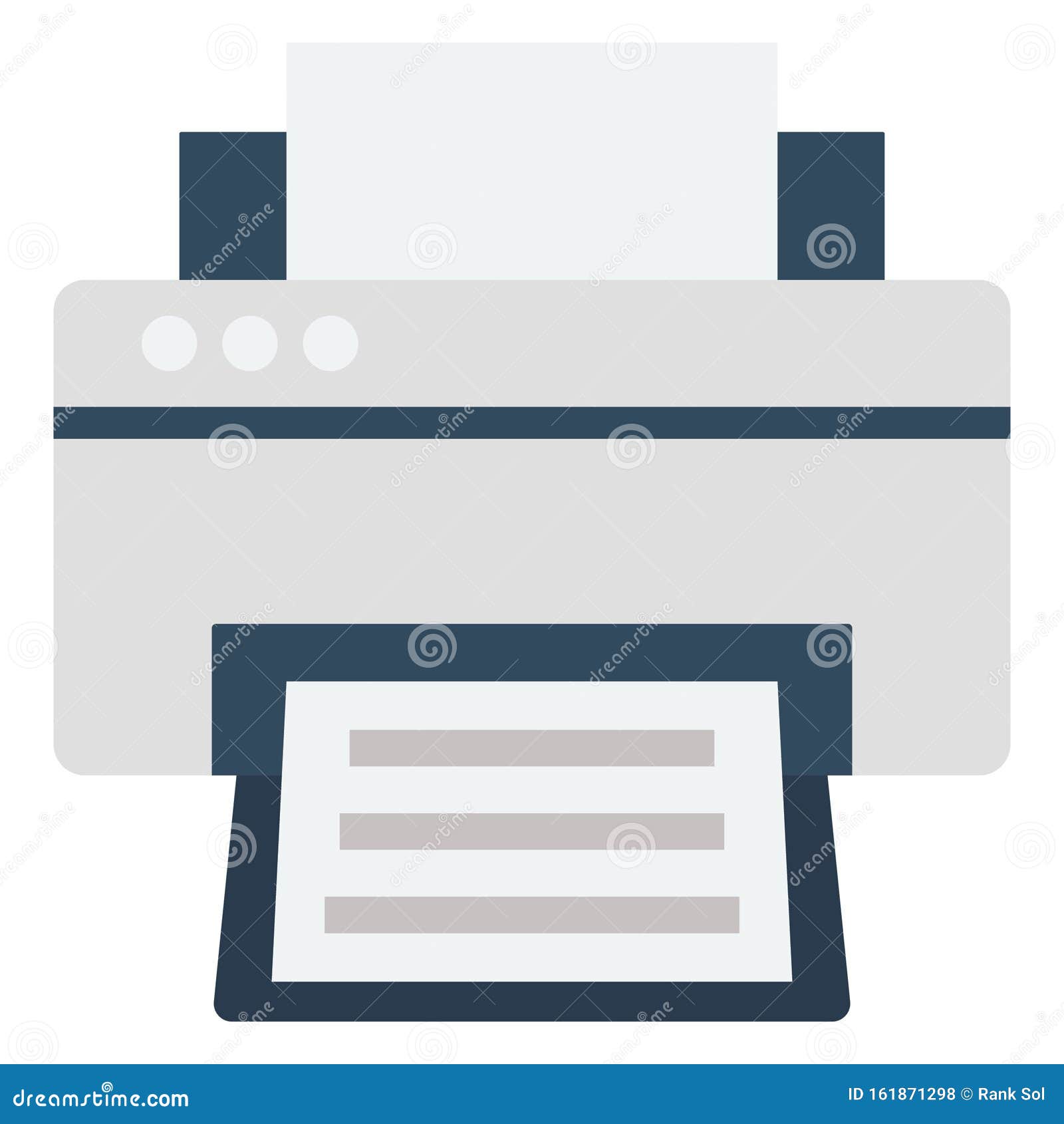 Printer Color Vector Icon Which Can Easily Modify or Edit Stock Vector ...