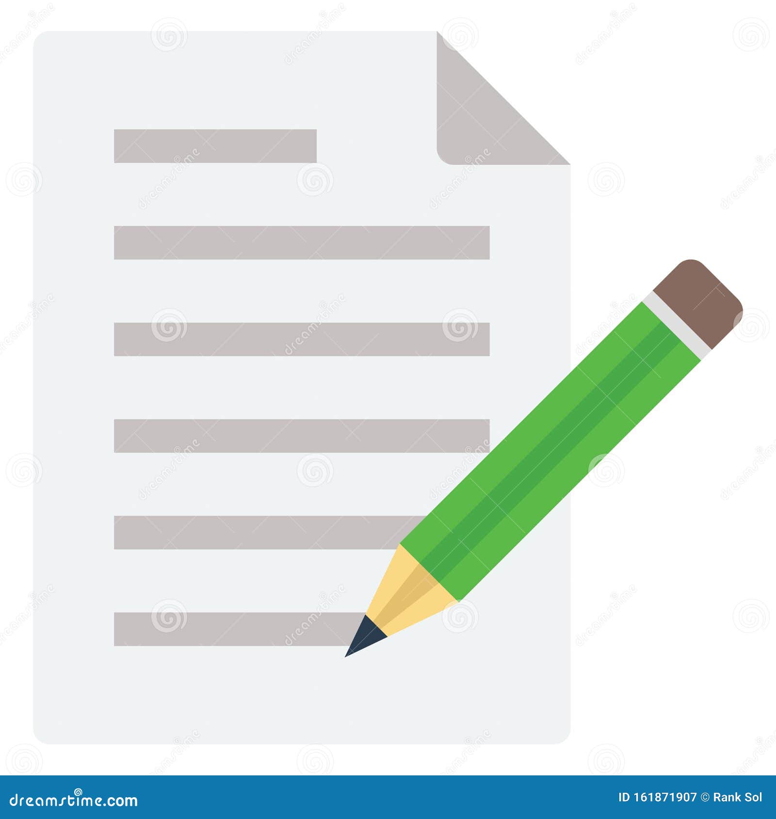 Writing Color Vector Icon Which Can Easily Modify or Edit Stock Vector ...