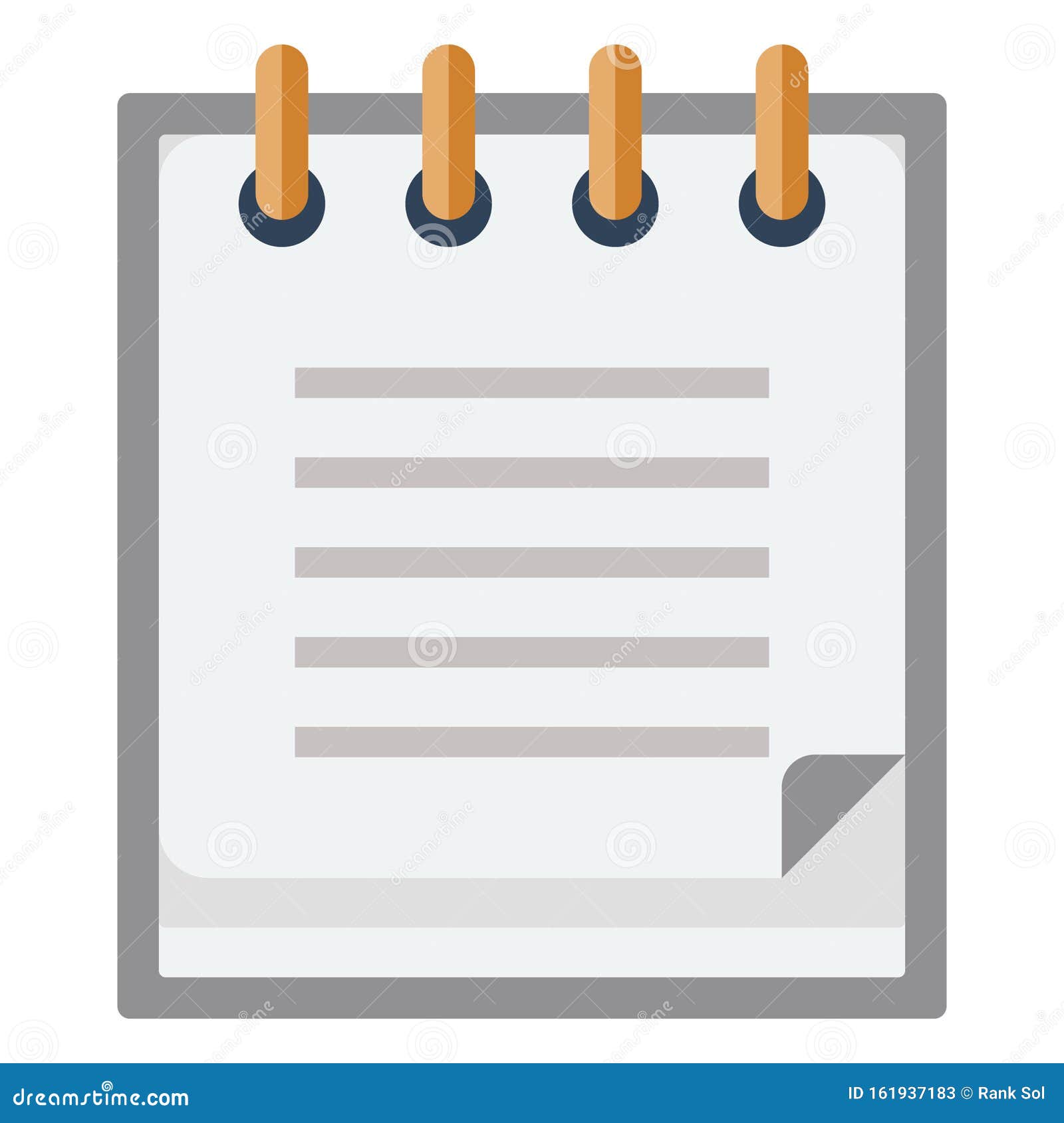 Note Color Isolated Vector Icon that Can Easily Modify or Edit Stock ...