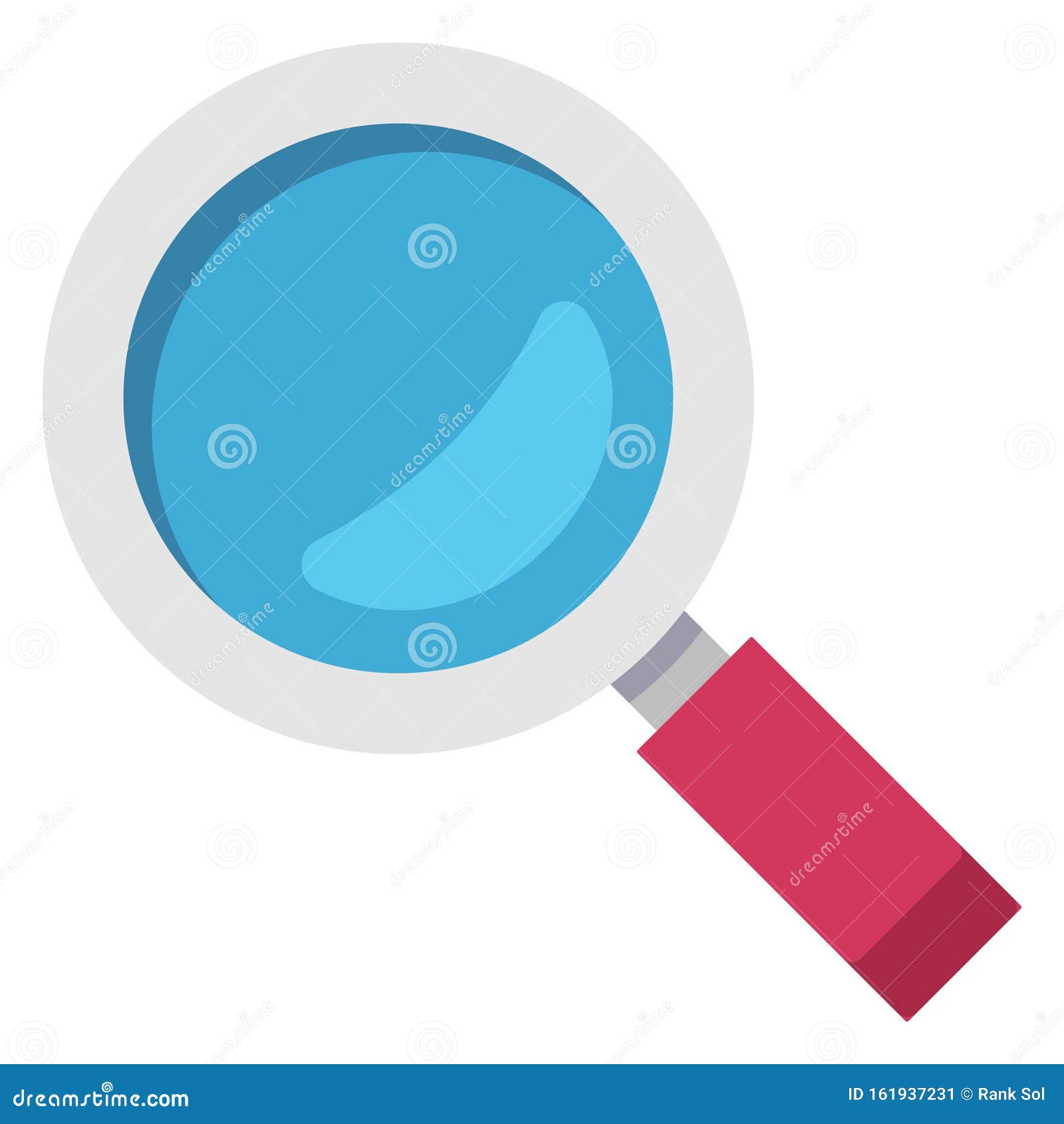 Magnifier Color Isolated Vector Icon that Can Easily Modify or Edit ...