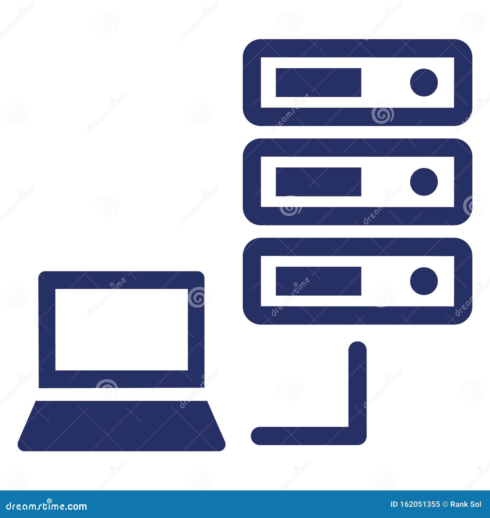 Data Storage Transfer To Pc Isolated Vector Icon Easily Edit or Modify ...