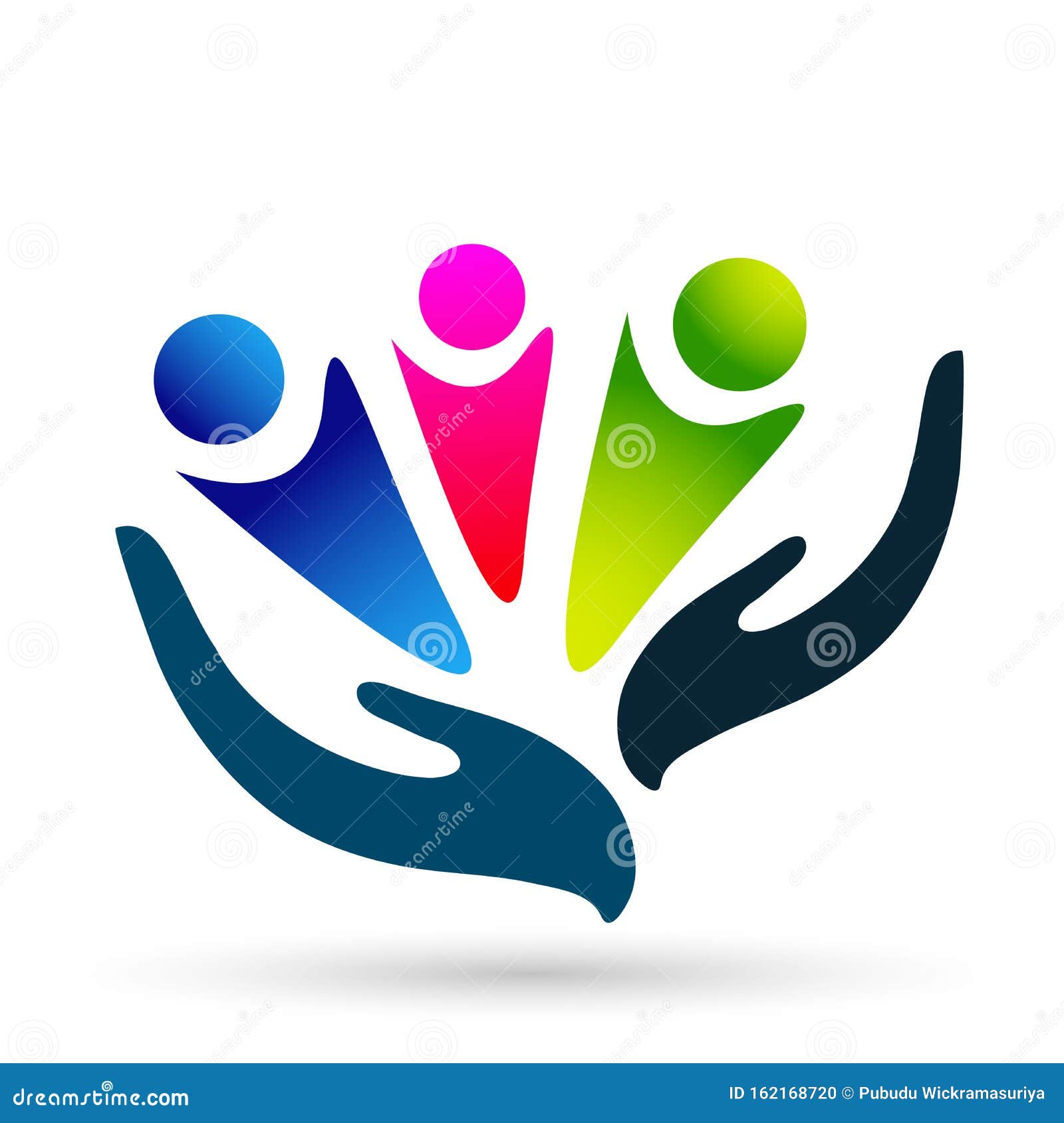 Care Save Protect People Life Kids Logo Icon Vector Stock Vector ...