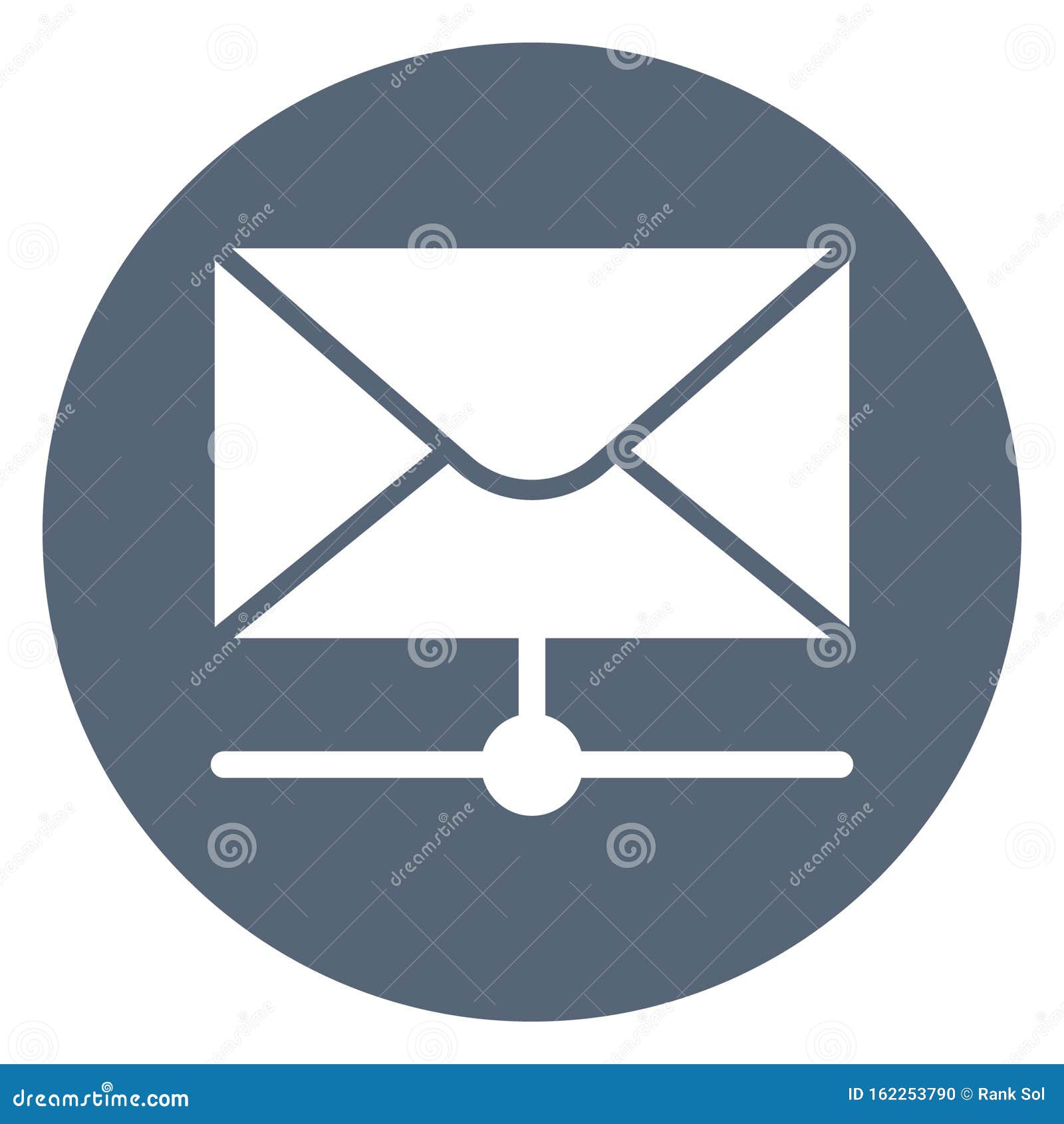 Email Data Share Isolated Vector Icon Easily Edit or Modify Stock ...