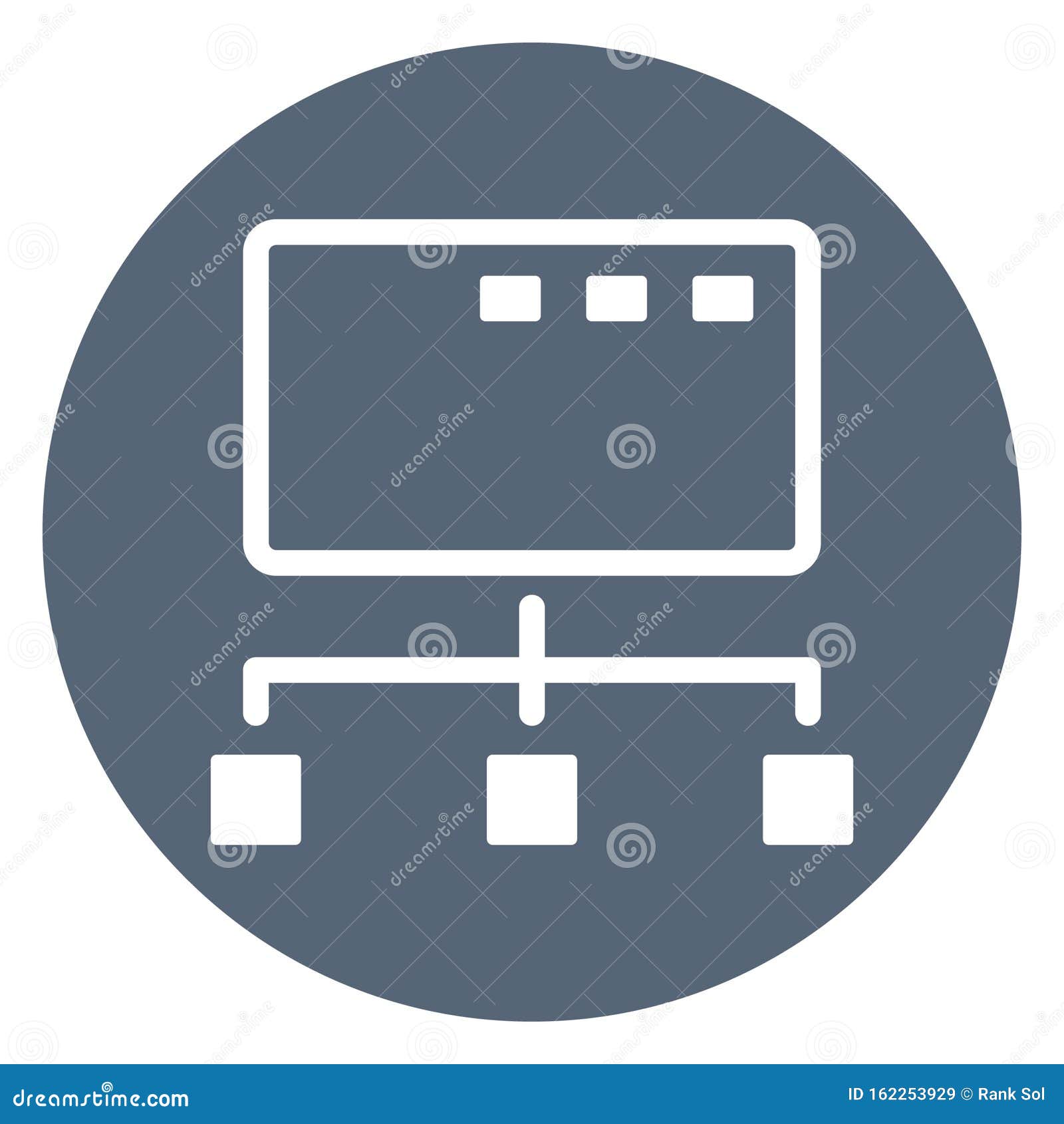 Computer Share Isolated Vector Icon Easily Edit or Modify Stock ...