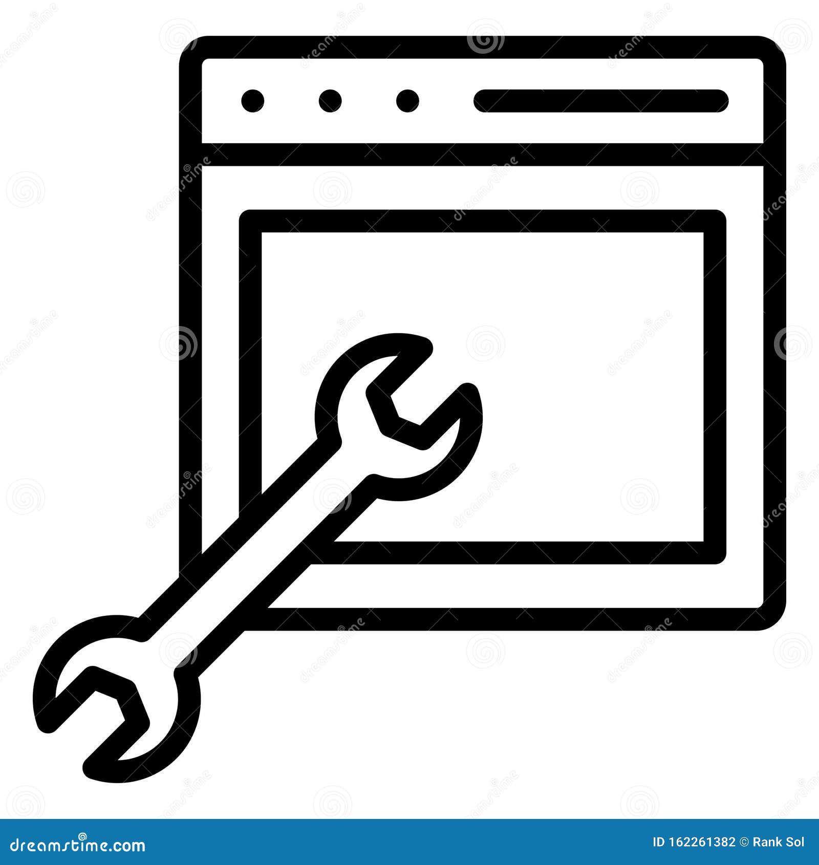 Data Storage Setting Isolated Vector Icon Easily Edit or Modify Stock ...