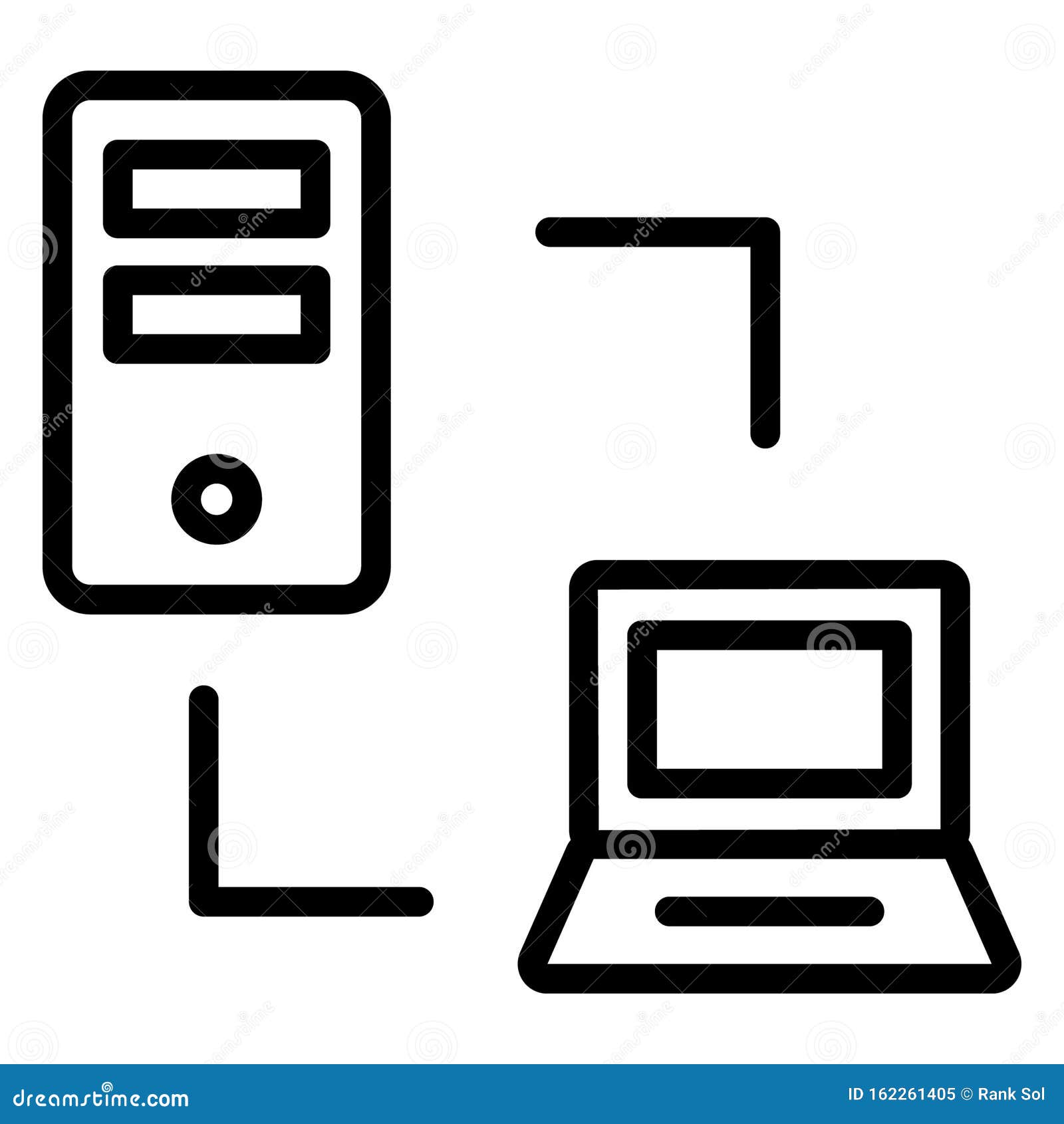 Networking Isolated Vector Icon Easily Edit or Modify Stock Vector ...