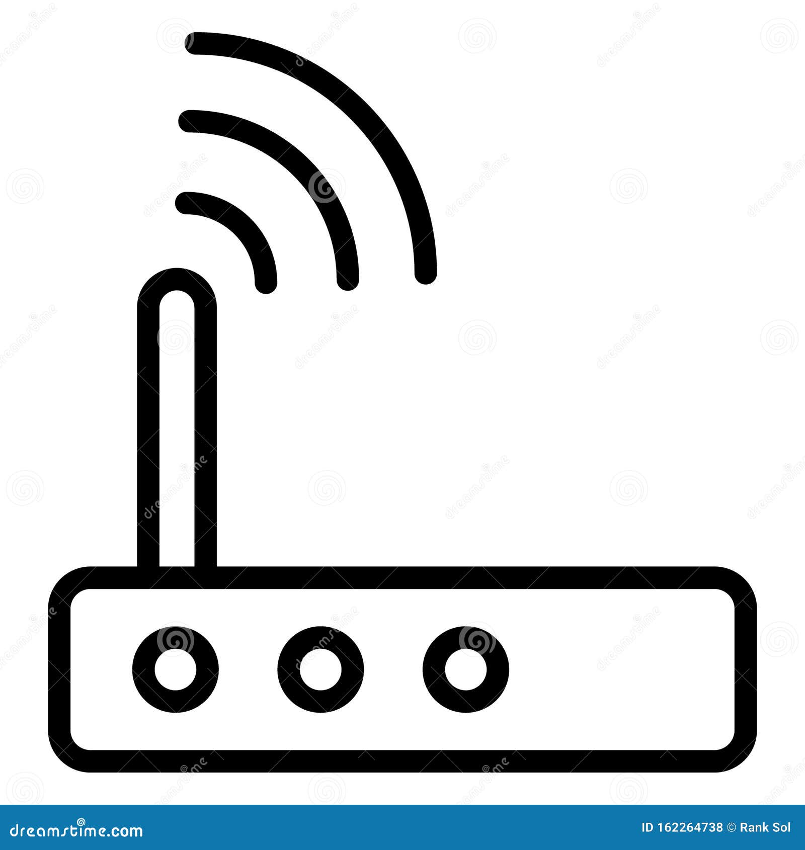 Internet Device Isolated Vector Icon Easily Edit or Modify Stock Vector ...