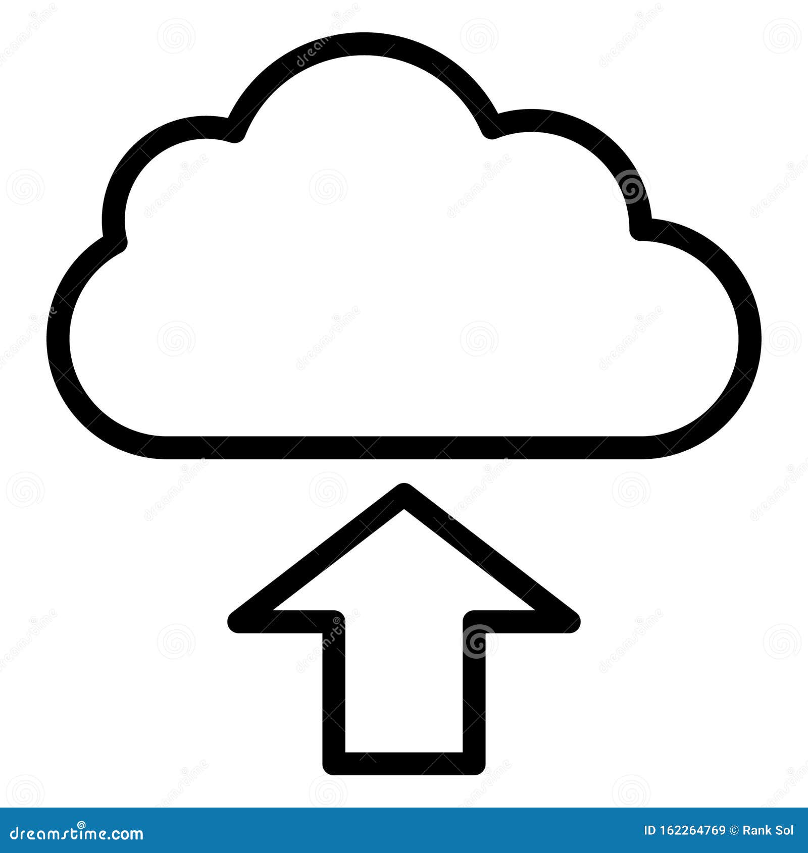 Cloud Isolated Vector Icon Easily Edit or Modify Stock Vector ...