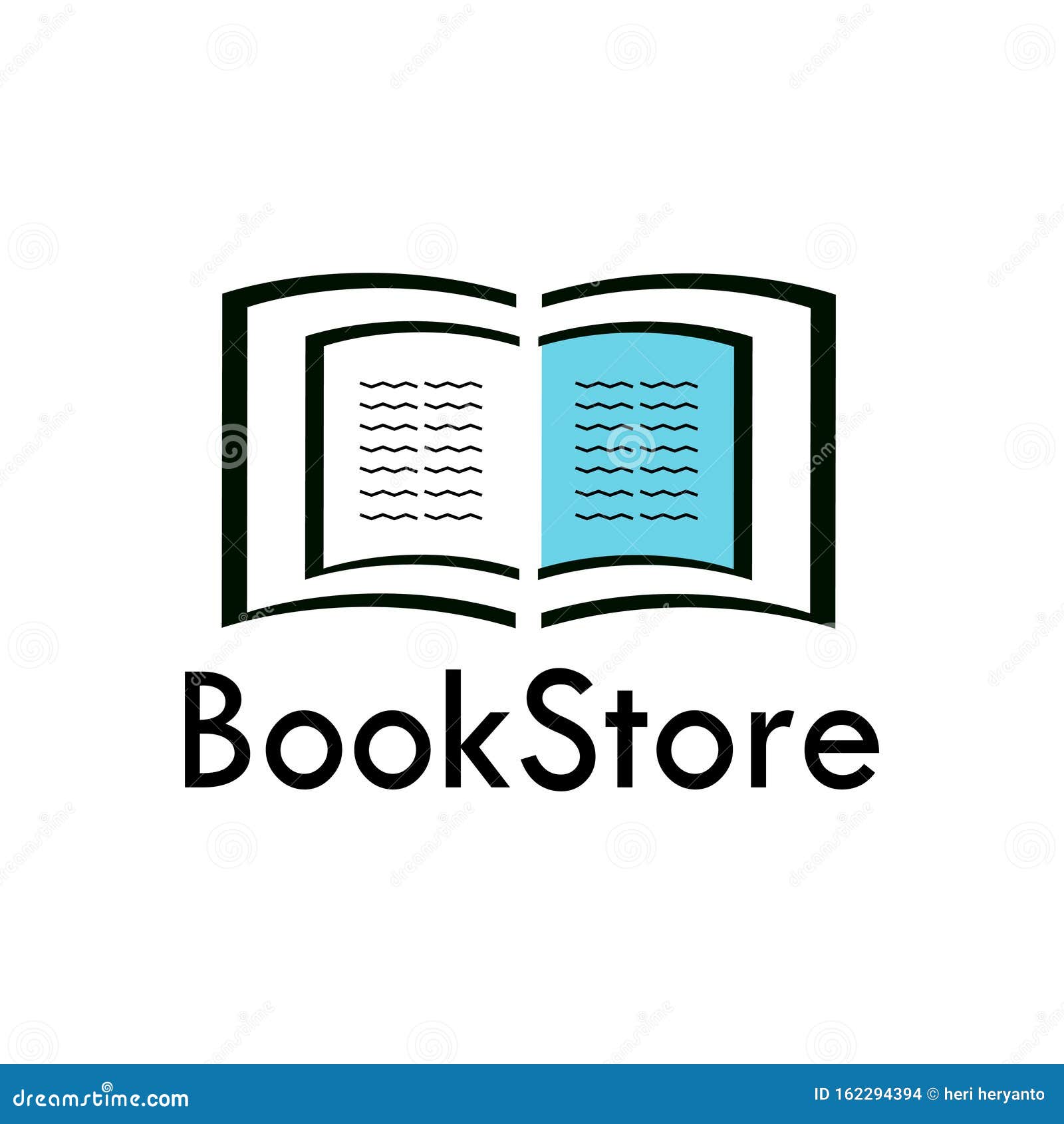 Bookstore Logo Design, Bookshop Vector Sign, Icon, Symbol, Emblem, Logo ...