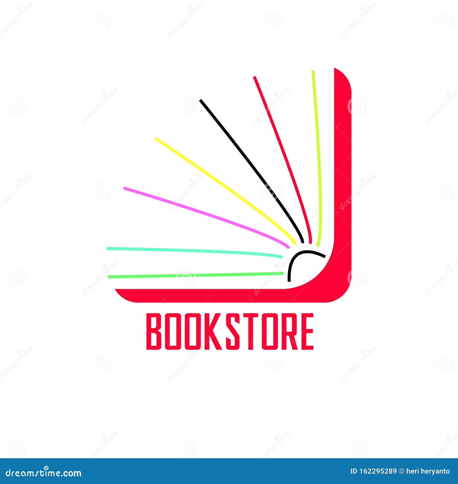 Bookstore Logo Design, Bookshop Vector Sign, Icon, Symbol, Emblem, Logo ...