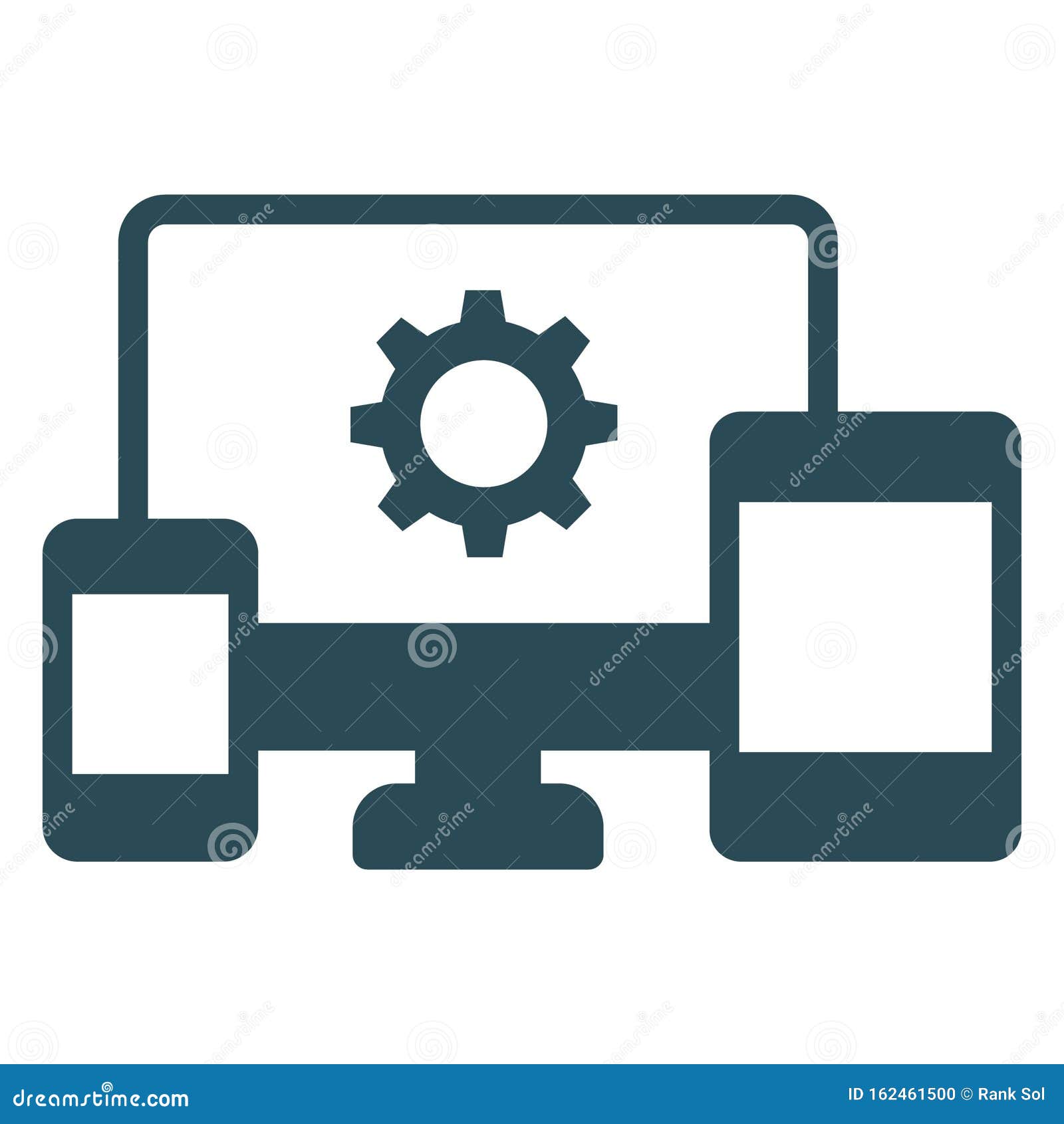 Responsive Devices Isolated Vector Icon Easily Editable Stock Vector ...