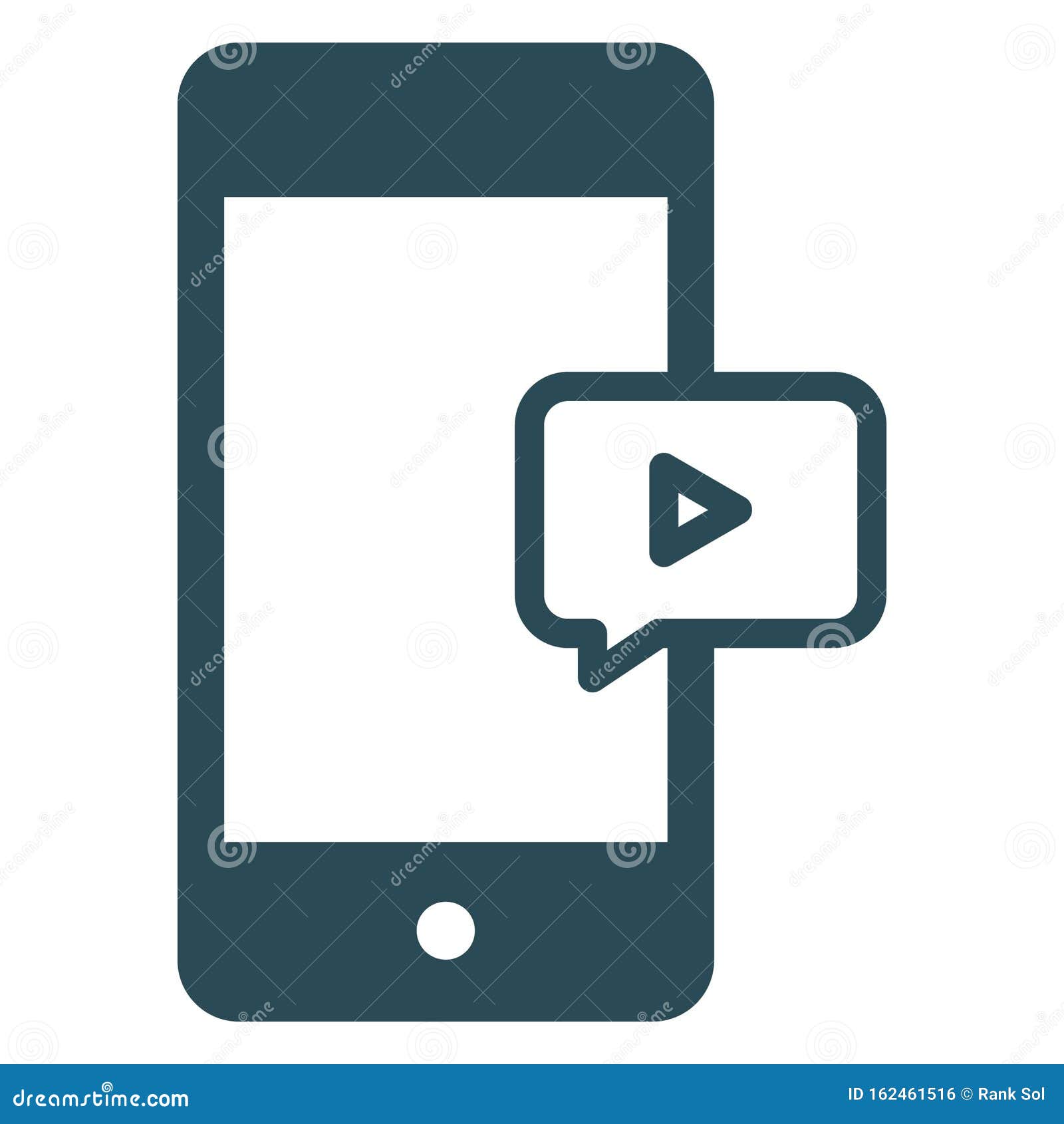 Video Message Isolated Vector Icon Easily Editable Stock Illustration ...