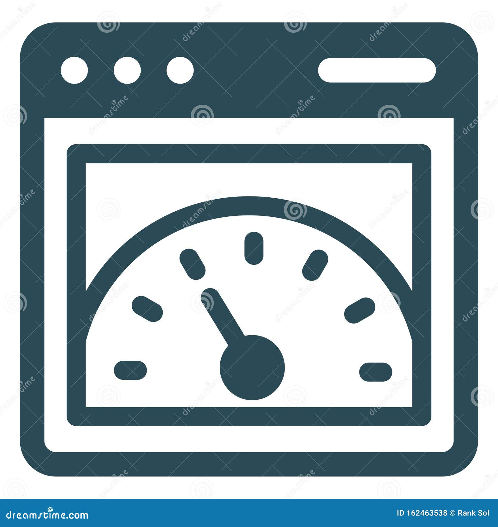 Website Speed Isolated Vector Icon Easily Editable Stock Illustration ...
