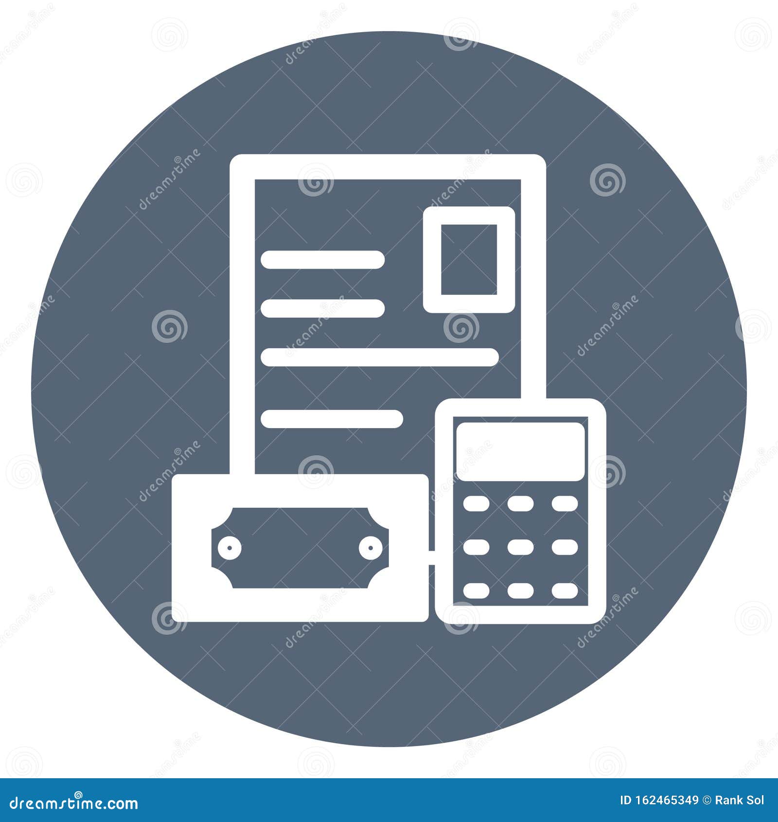 Accounting Isolated Vector Icon Easily Editable Stock Illustration ...