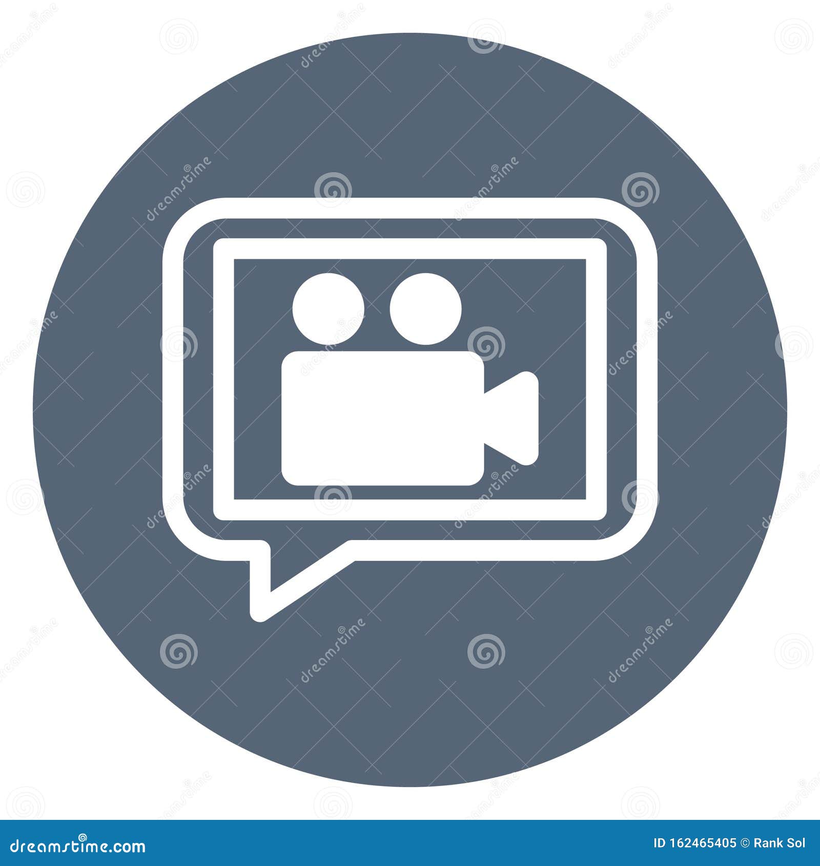 Video Message Isolated Vector Icon Easily Editable Stock Illustration ...