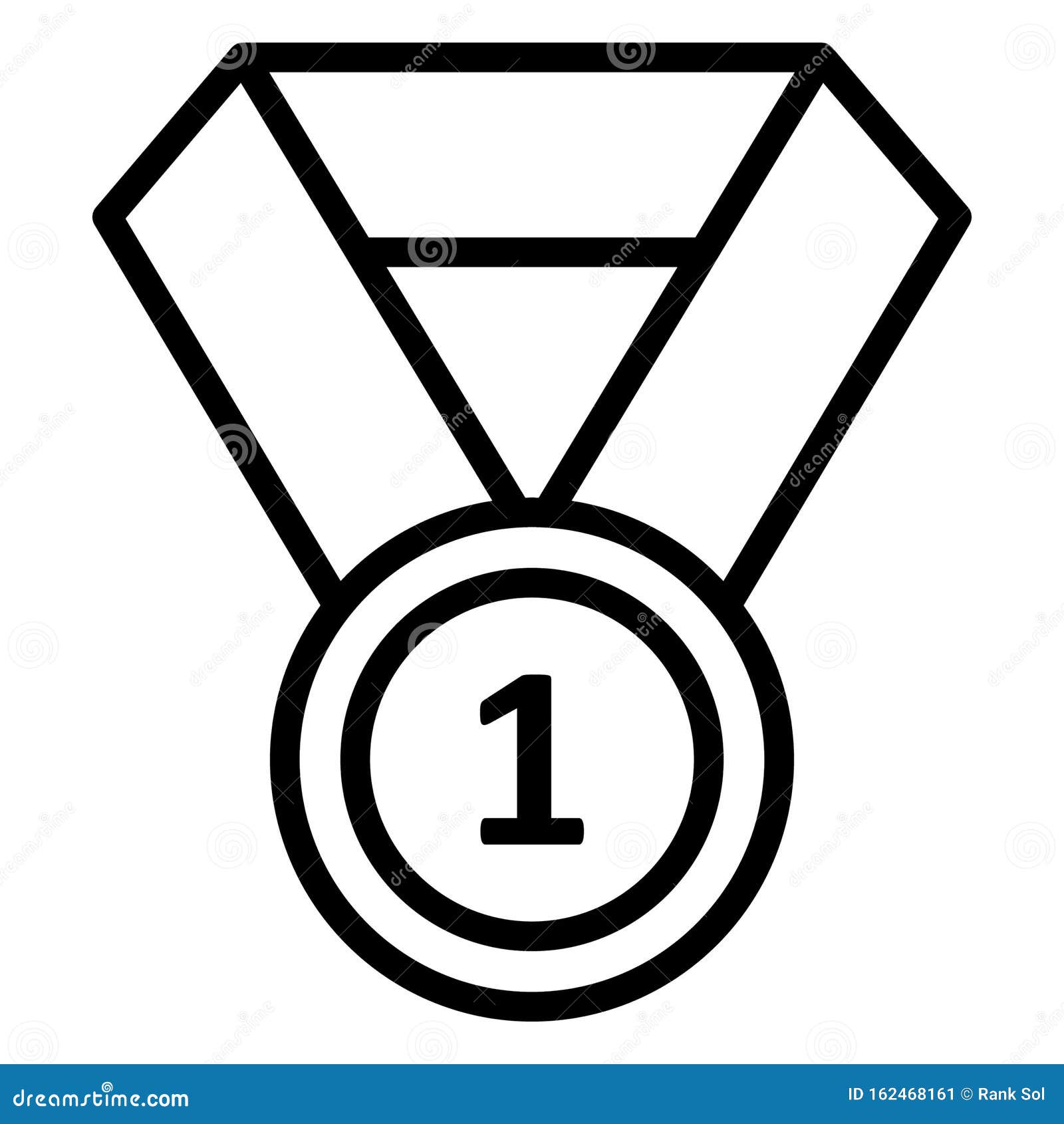 Position Medal Isolated Vector Icon Easily Editable Stock Vector ...