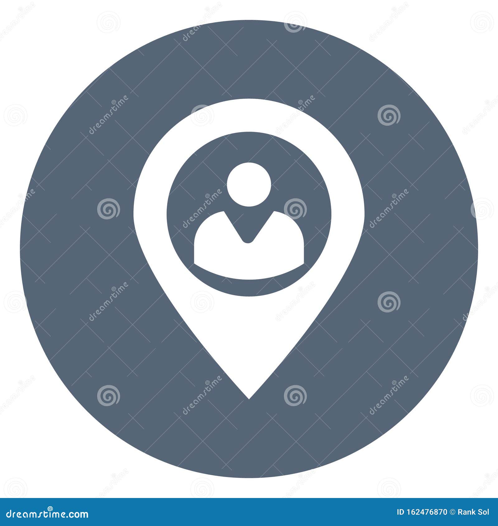 User Location Isolated Vector Icon Easily Editable Stock Vector ...