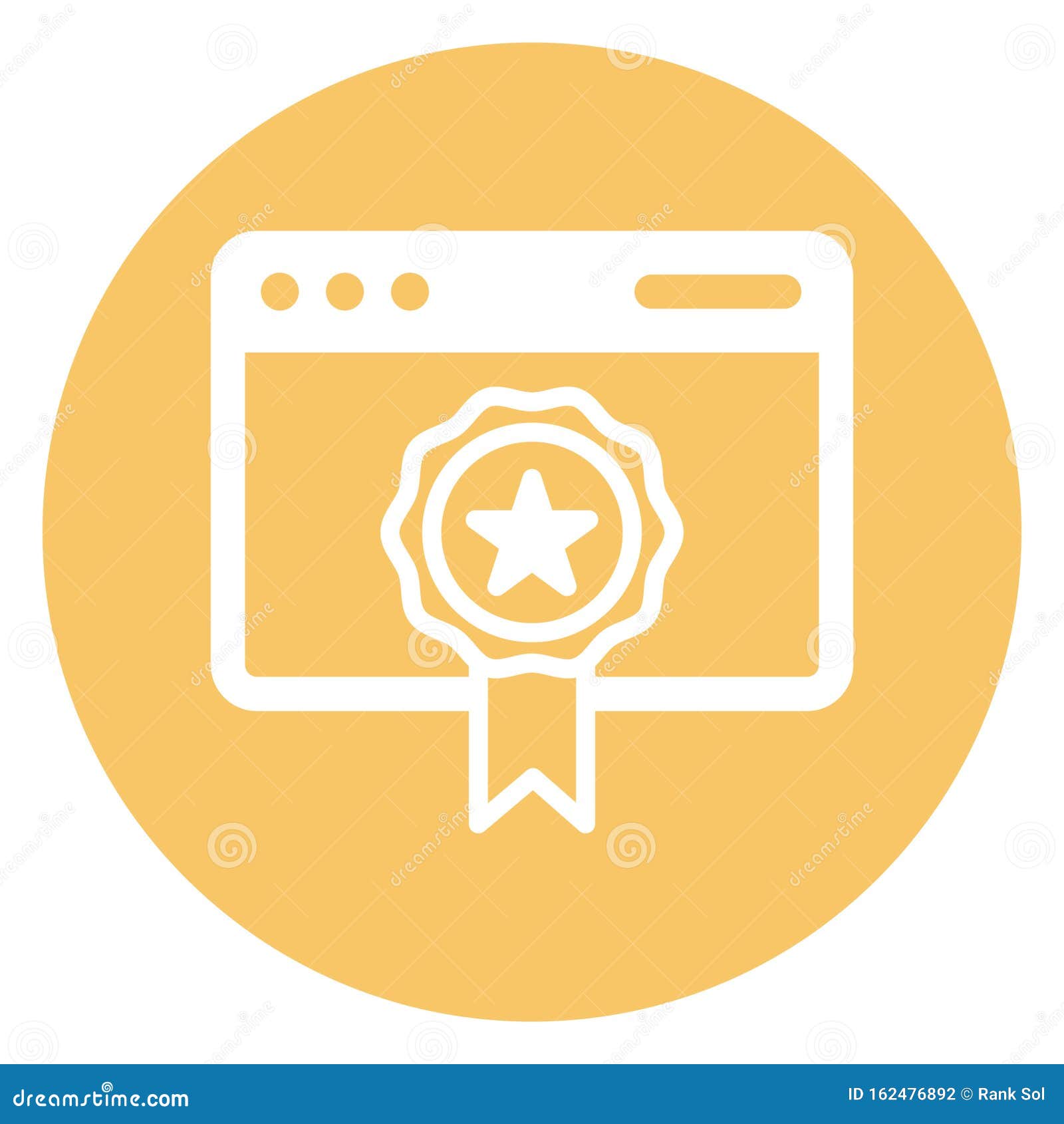 Certified Web Isolated Vector Icon Easily Editable Stock Vector ...