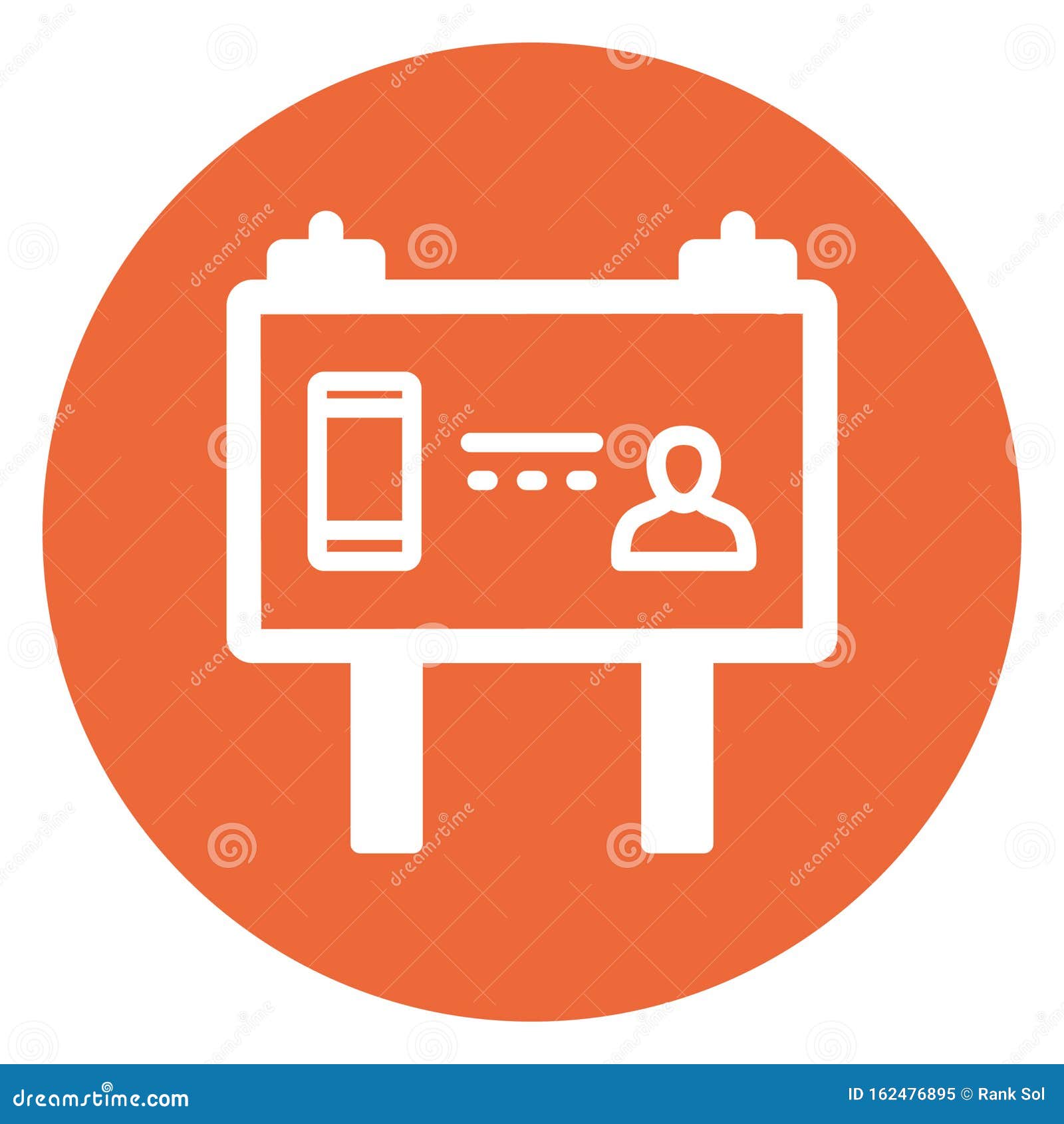 Ad Board Isolated Vector Icon Easily Editable Stock Vector ...