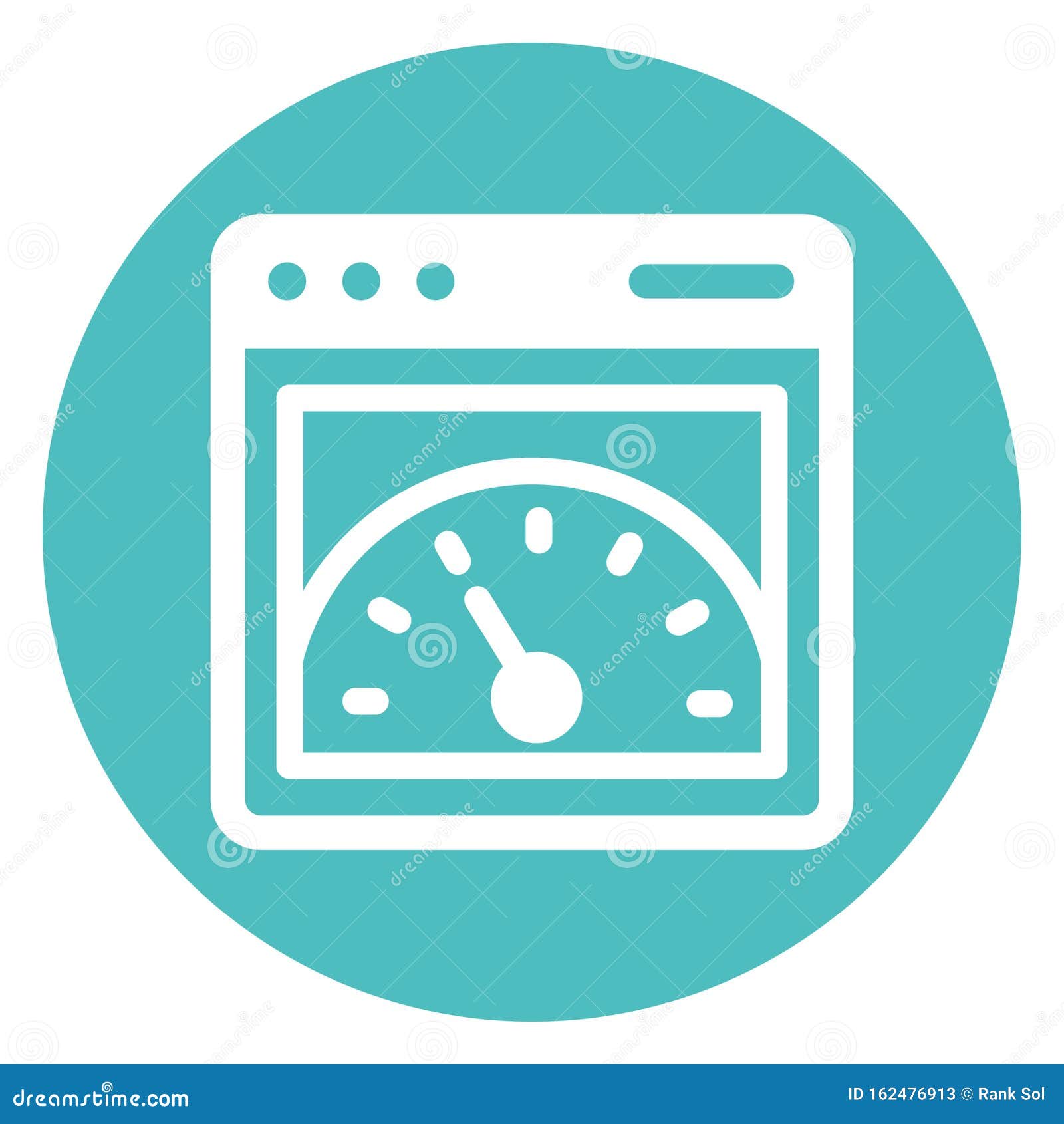 Website Speed Isolated Vector Icon Easily Editable Stock Vector ...
