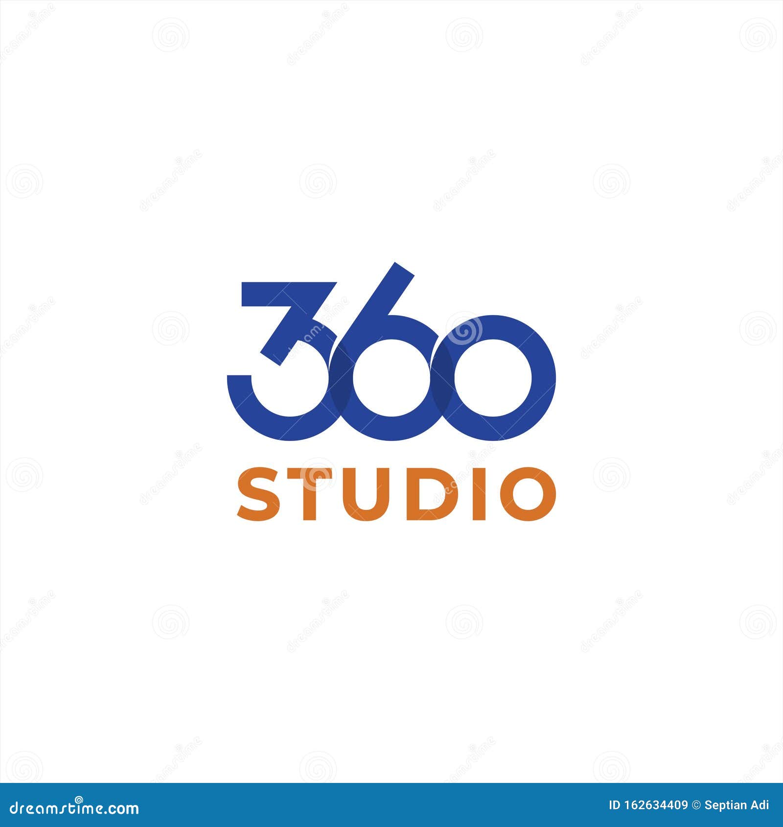 360 Logos with a Geometric and Simple Style Stock Vector - Illustration ...