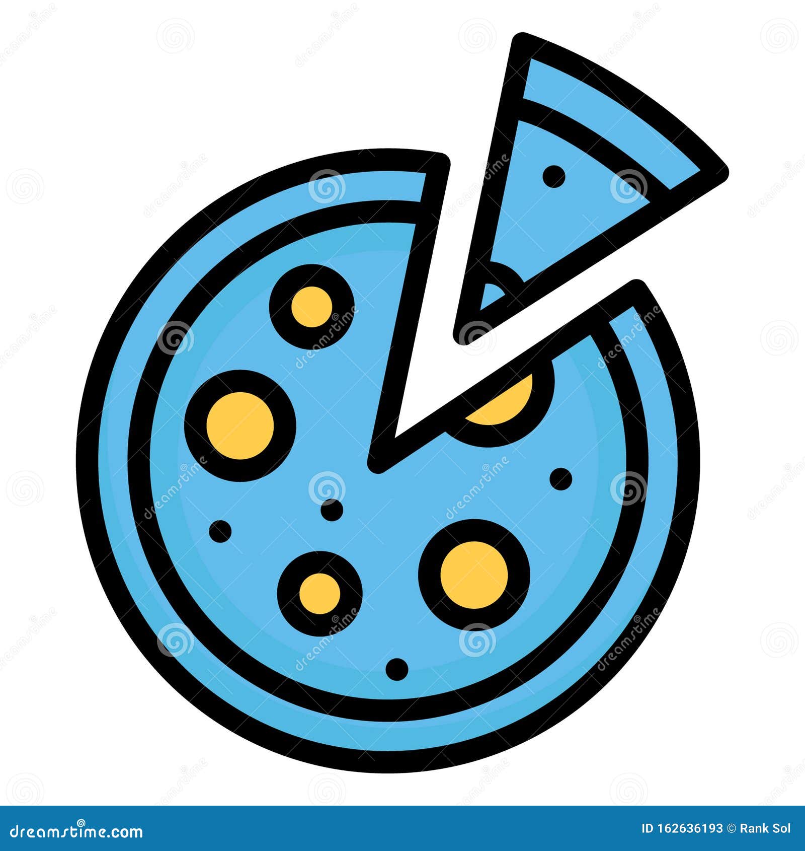 Fast Food Isolated Vector Icon Which Can Easily Modify or Edit Stock ...