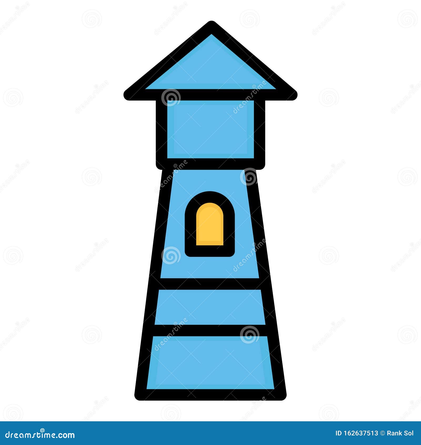 Beacon Isolated Vector Icon Which Can Easily Modify or Edit Stock ...