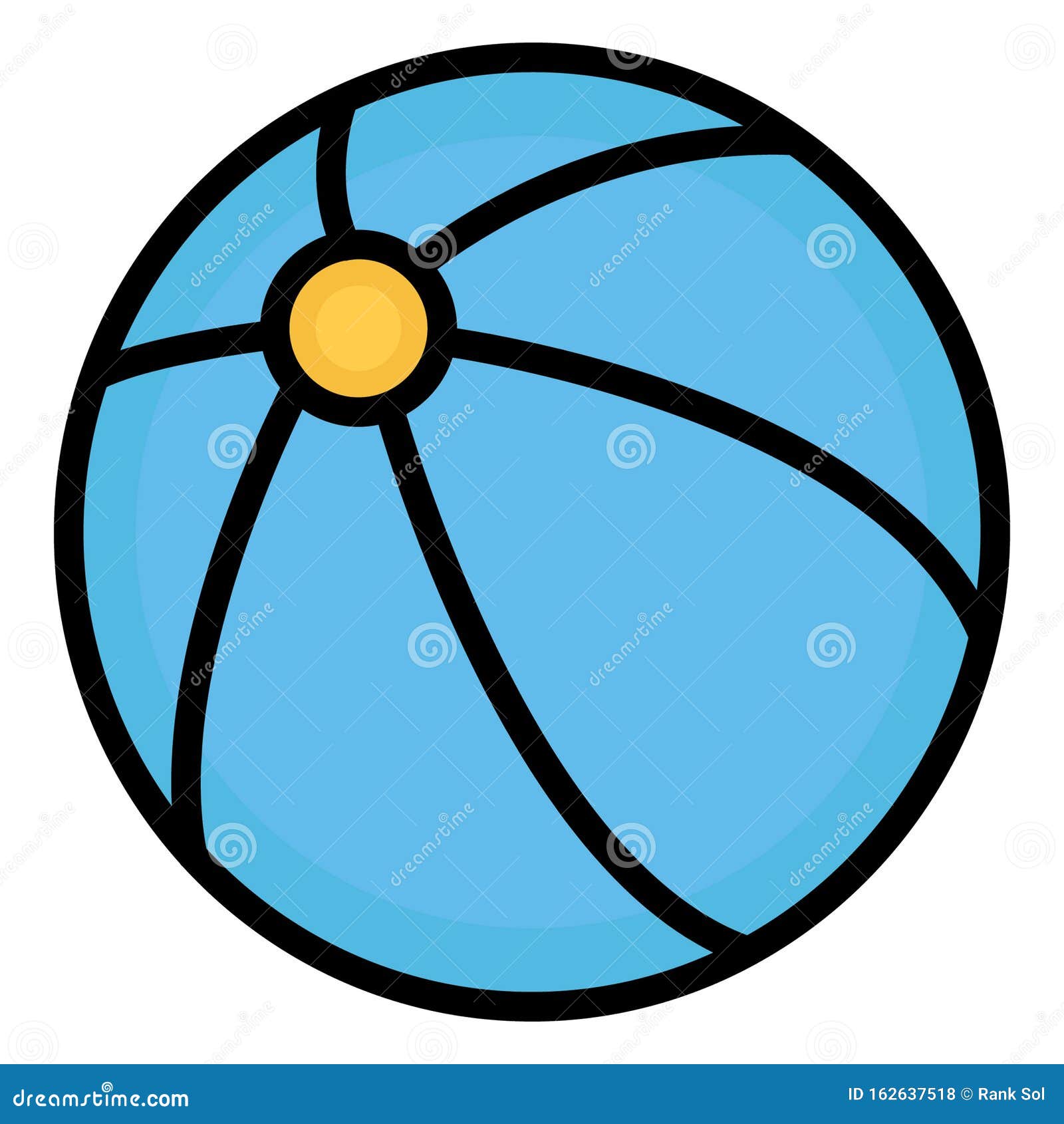 Ball Isolated Vector Icon Which Can Easily Modify or Edit Stock Vector ...