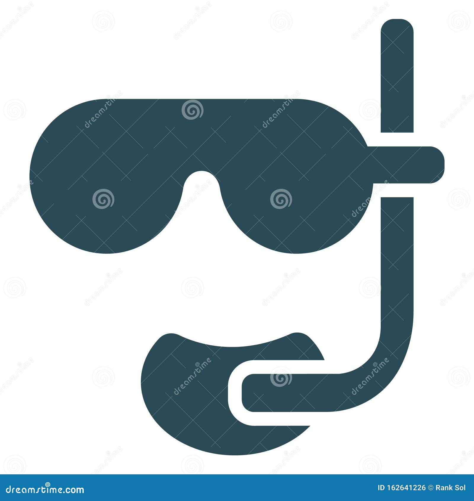 Dive Mask Isolated Vector Icon Which Can Easily Modify or Edit Stock ...