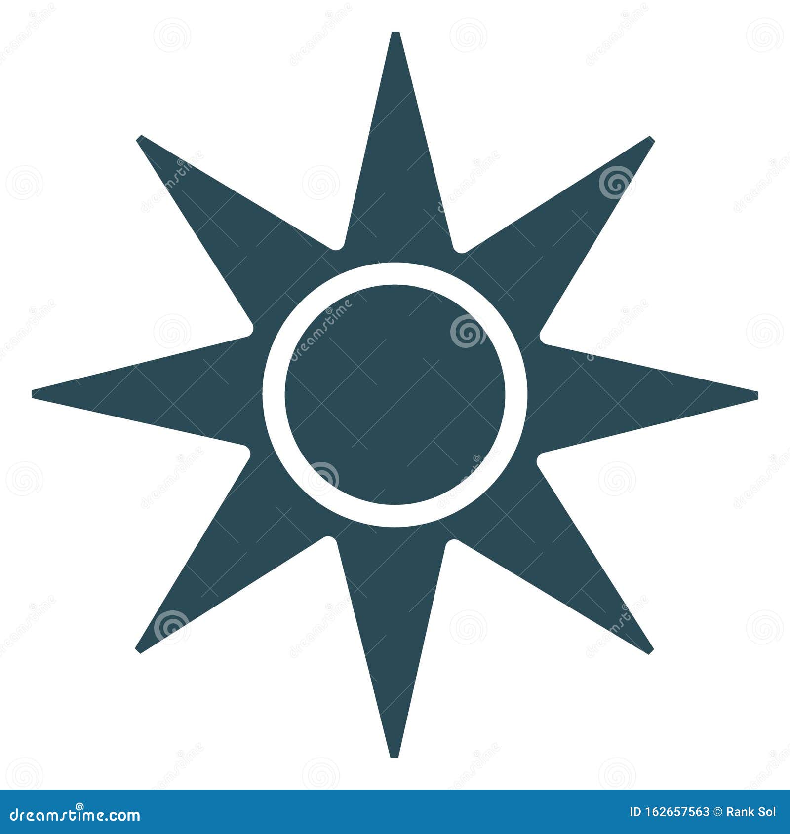 Cardinal Points Isolated Vector Icon Which Can Easily Modify or Edit ...
