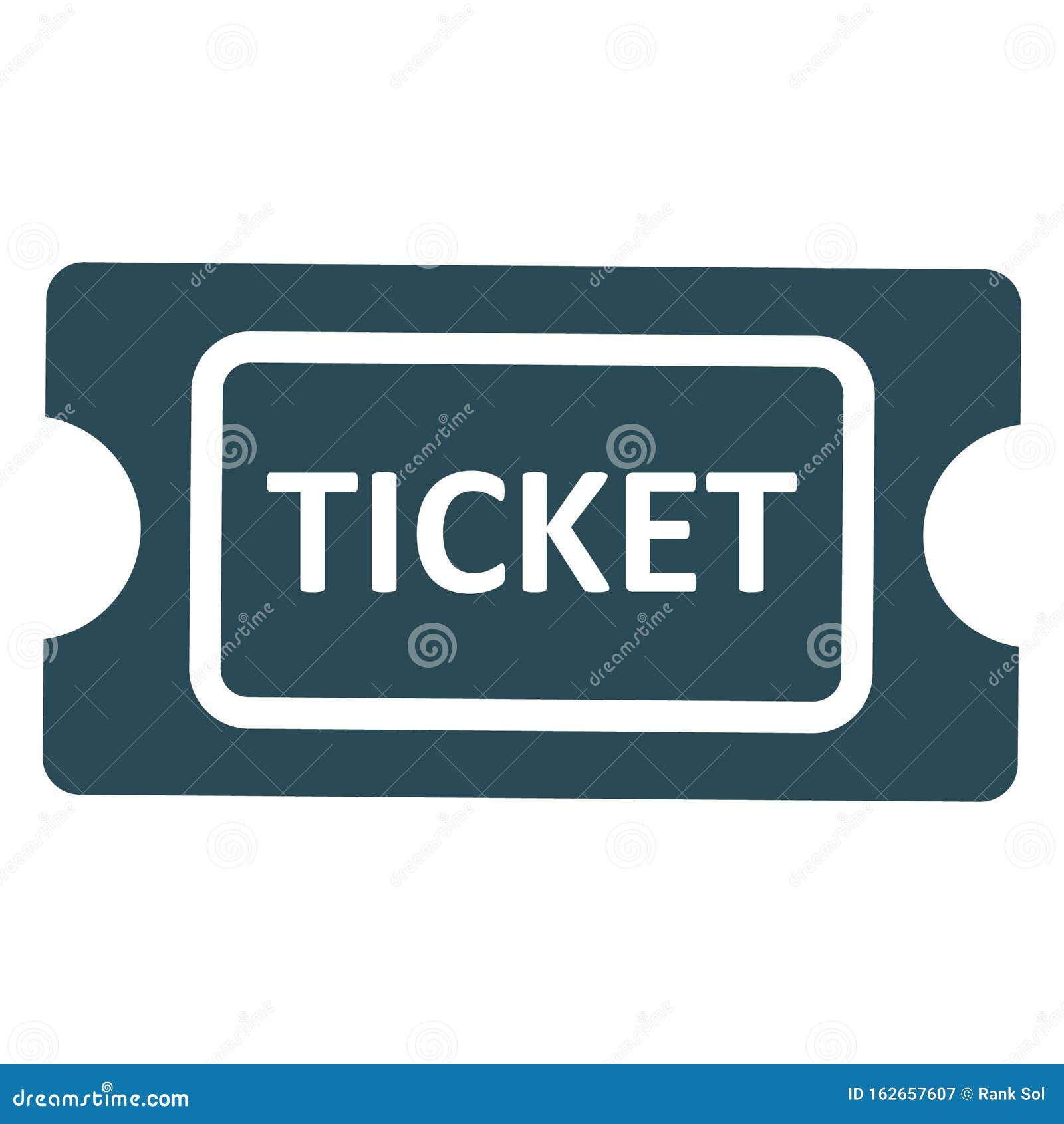Entry Ticket Isolated Vector Icon Which Can Easily Modify or Edit Stock ...