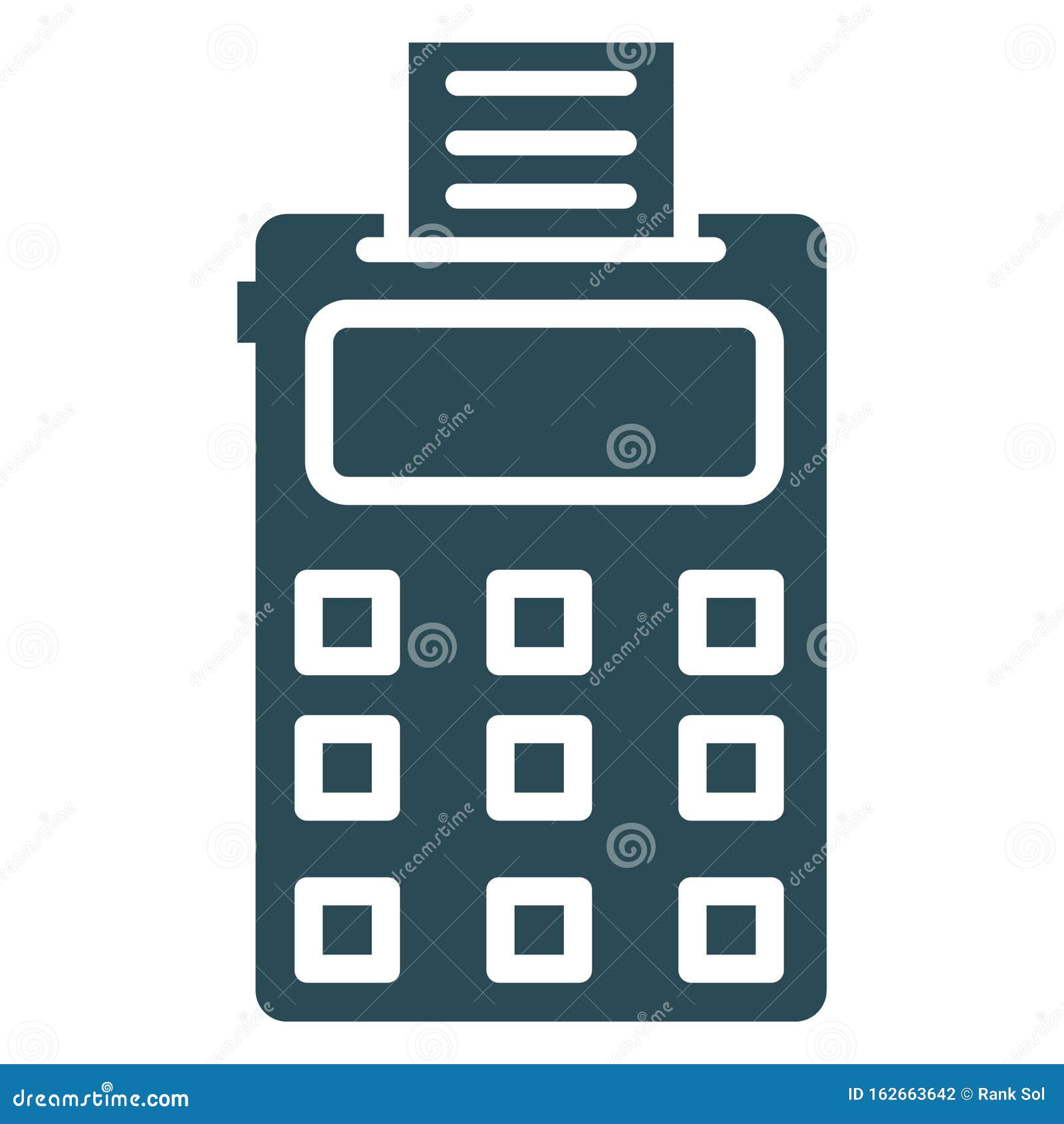 Card Machine Isolated Vector Icon Which Can Easily Modify or Edit Stock ...