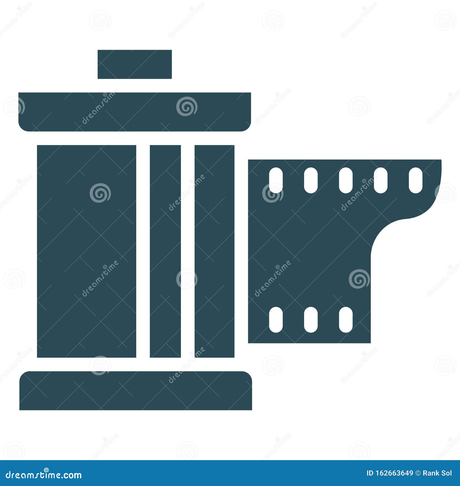 Camera Reel Isolated Vector Icon Which Can Easily Modify or Edit Stock ...