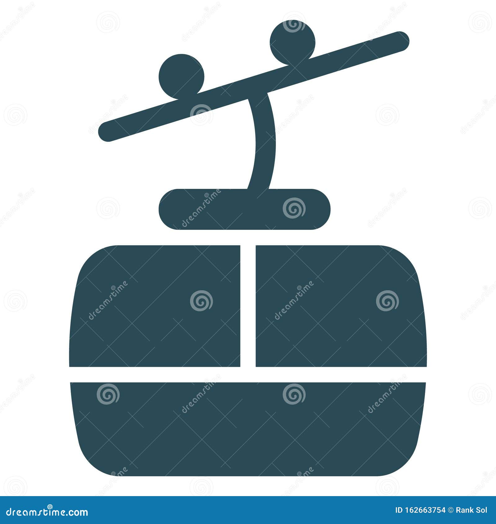 Aerial Lift Isolated Vector Icon Which Can Easily Modify or Edit Stock ...