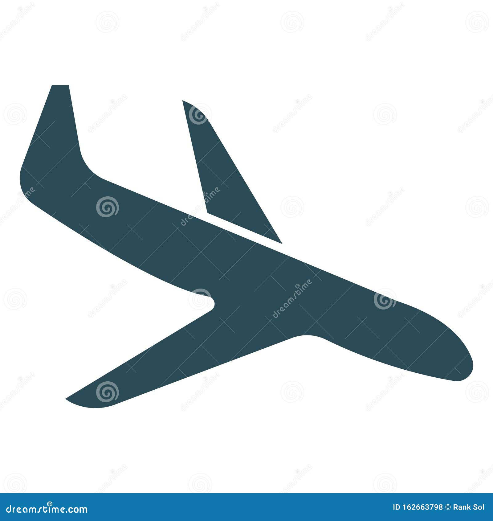Aircraft Landing Isolated Vector Icon Which Can Easily Modify or Edit ...