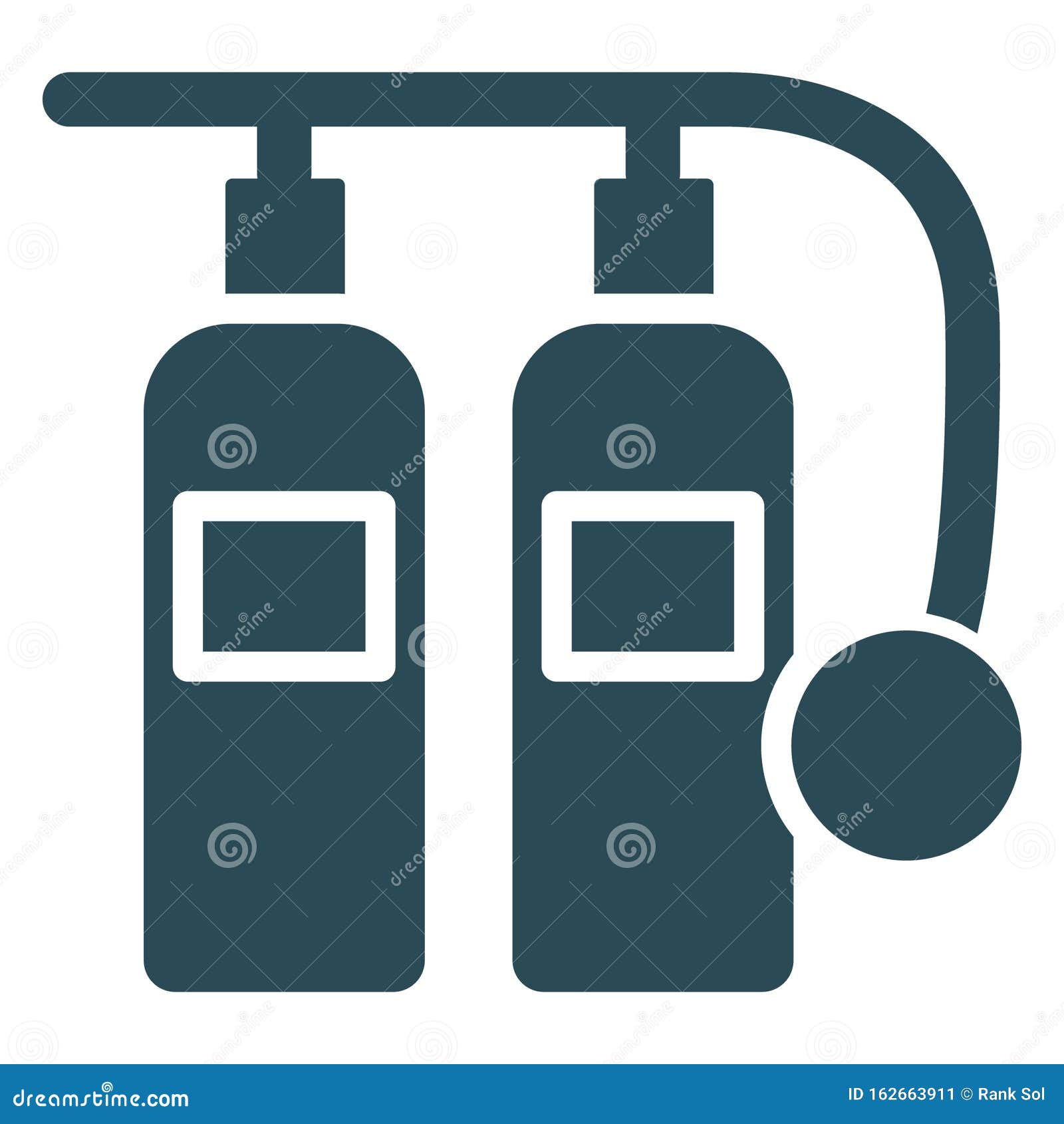 Breathing Gas Isolated Vector Icon Which Can Easily Modify or Edit ...