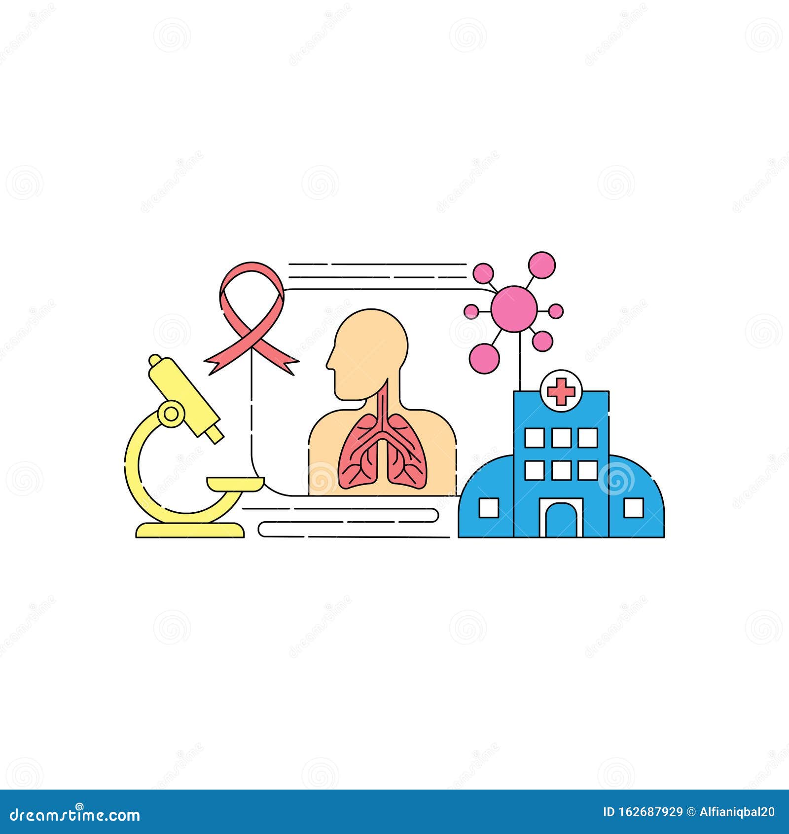 Lungs System Inspection Concept.Medical Research for Fibrosis, Asthma ...