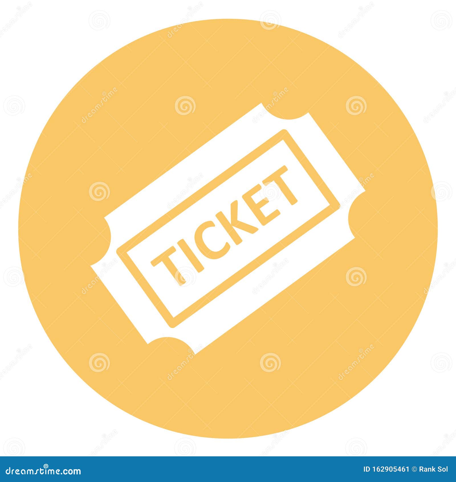 Entry Ticket Isolated Vector Icon Which Can Easily Modify or Edit Stock ...