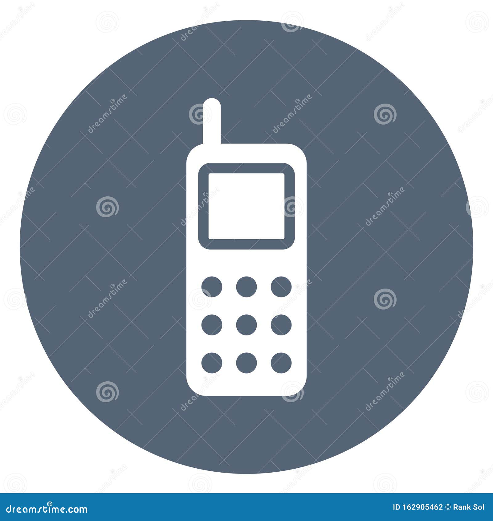 Cordless Phone Isolated Vector Icon Which Can Easily Modify or Edit ...